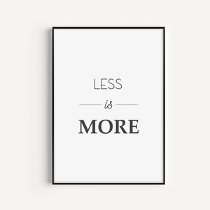 Minimalist Print, Quote Prints, Wall Art Prints, Minimalist Poster ...