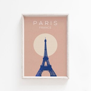 Paris Wall Art, Paris Poster, Pink Print, Travel Print, Paris Print ...