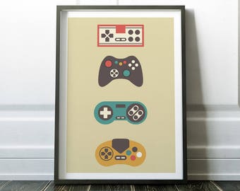 Gamer print | Etsy