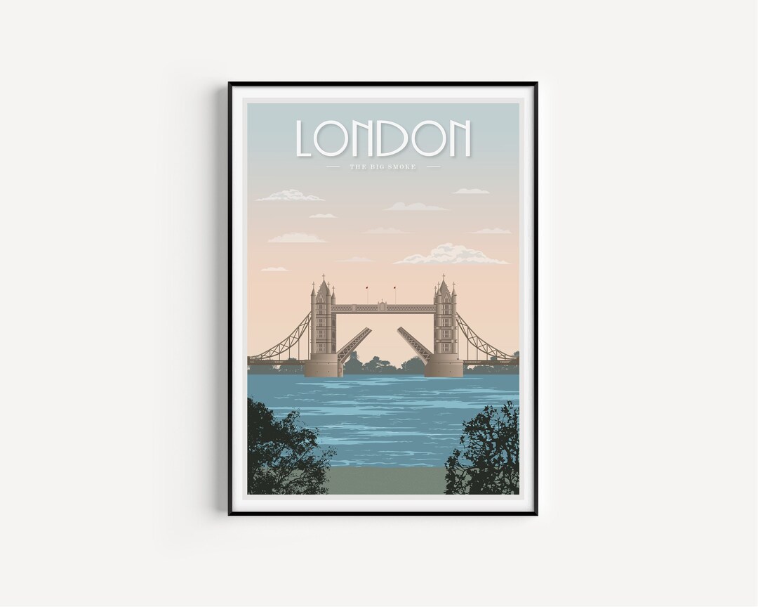 London Poster, Wall Art, London Print, Travel Print, Travel Posters ...