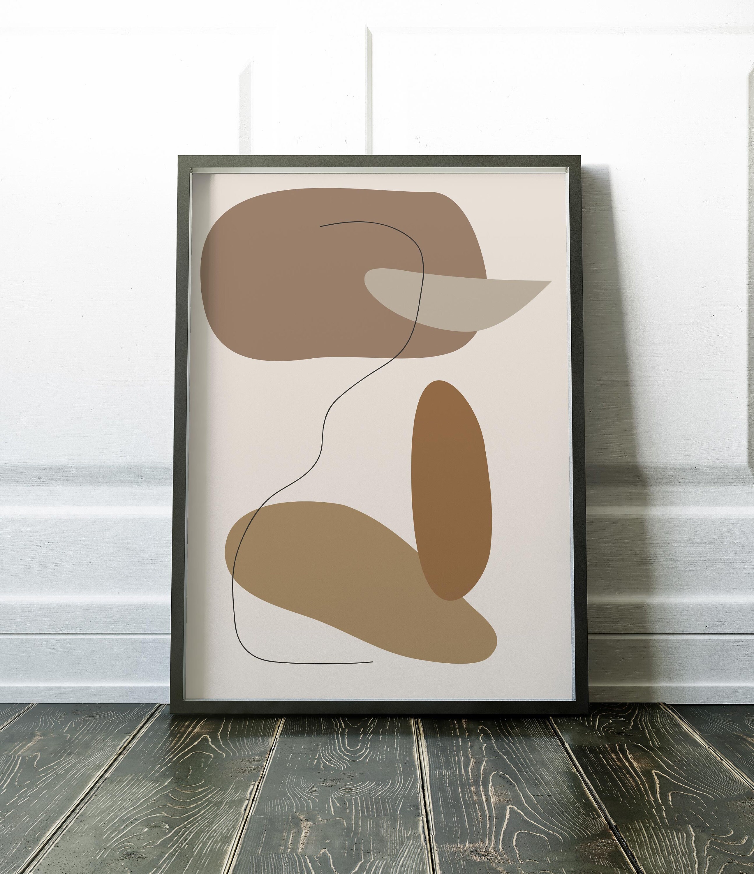 Abstract Print, Neutral Print, Beige Wall Art, Prints, Art Print, Beige ...
