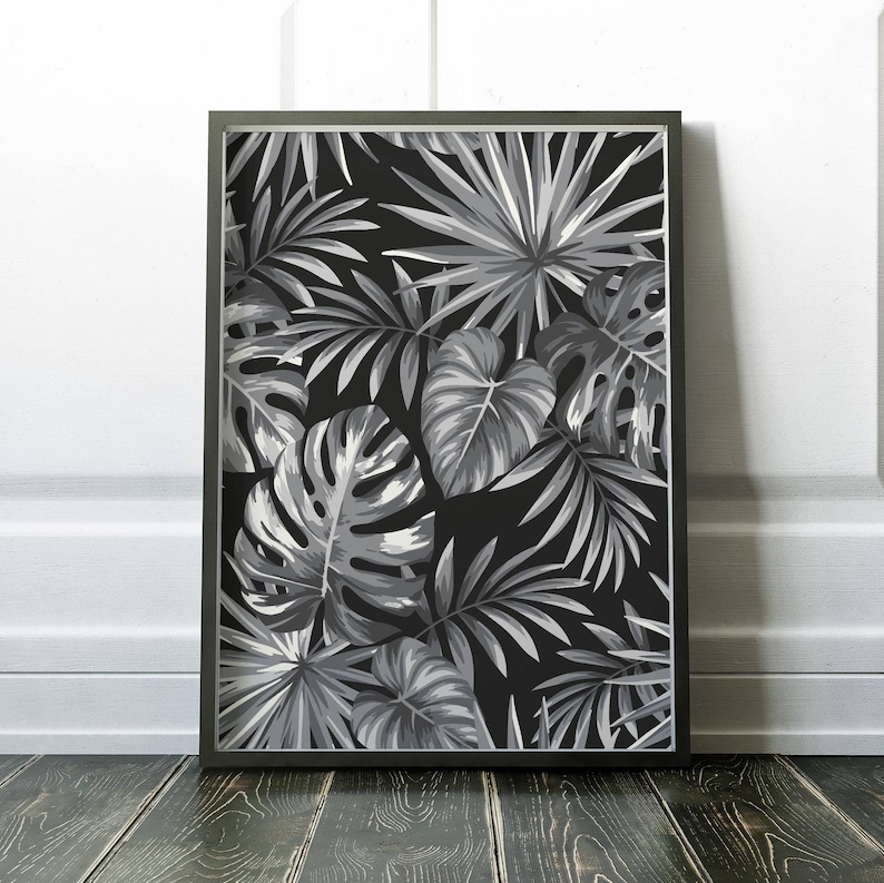 Monstera Print Botanical Print Prints Wall Art Print | Etsy