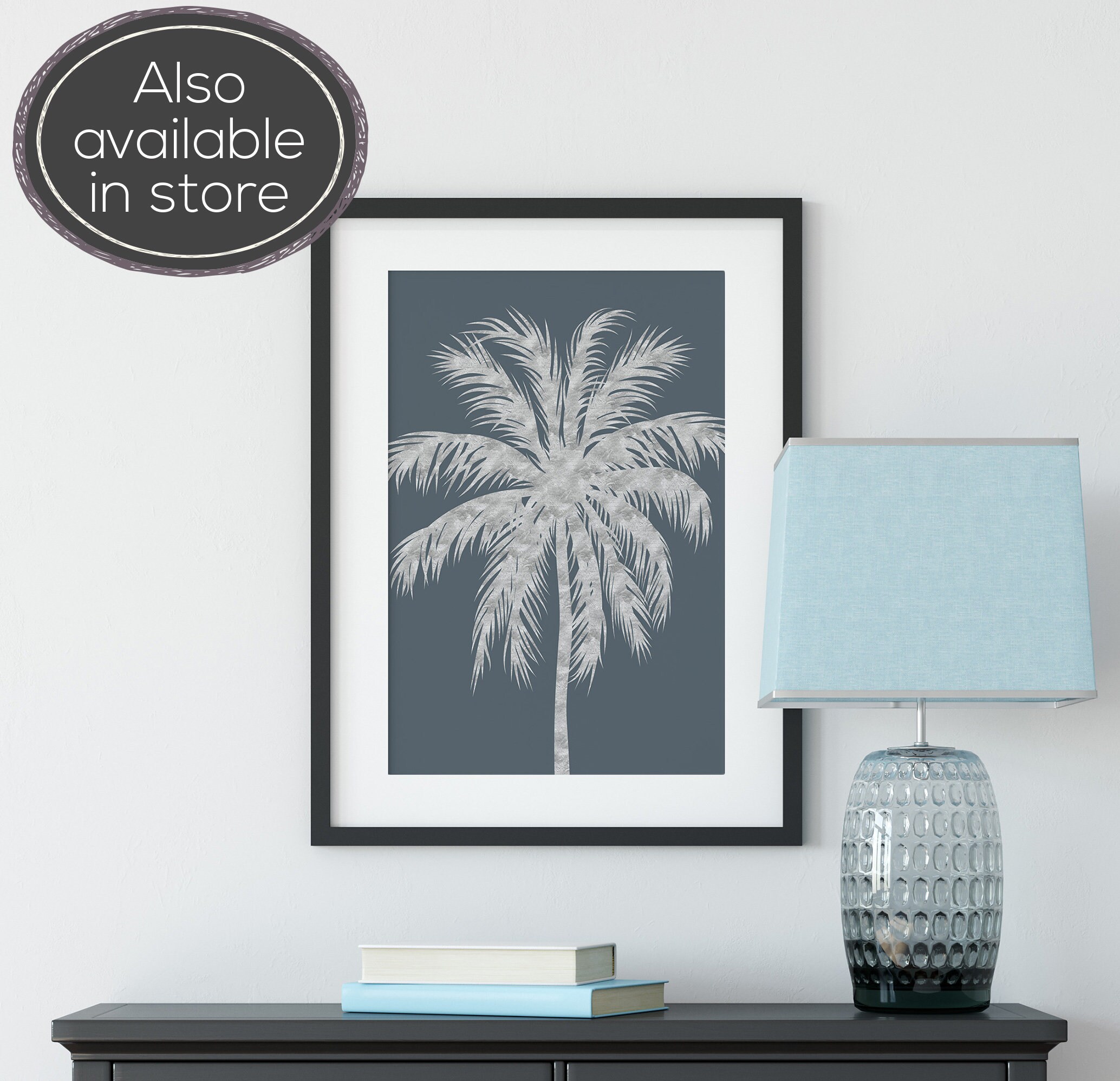 Botanical Print Art Print Tree Print Green Wall Art Palm | Etsy