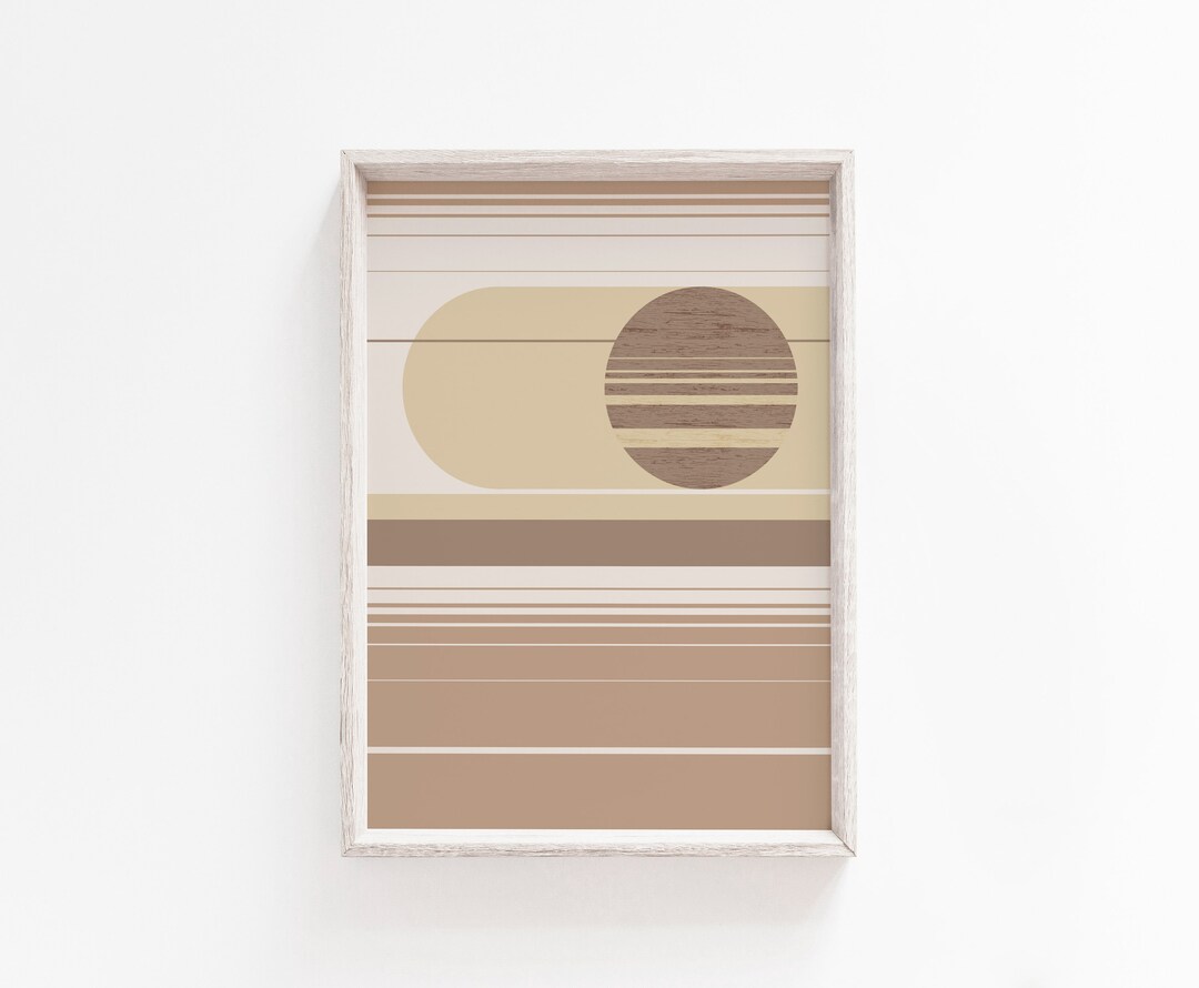 Minimalist Print, Beige Wall Art, Modern Print, Beige Print, Beige, Art ...