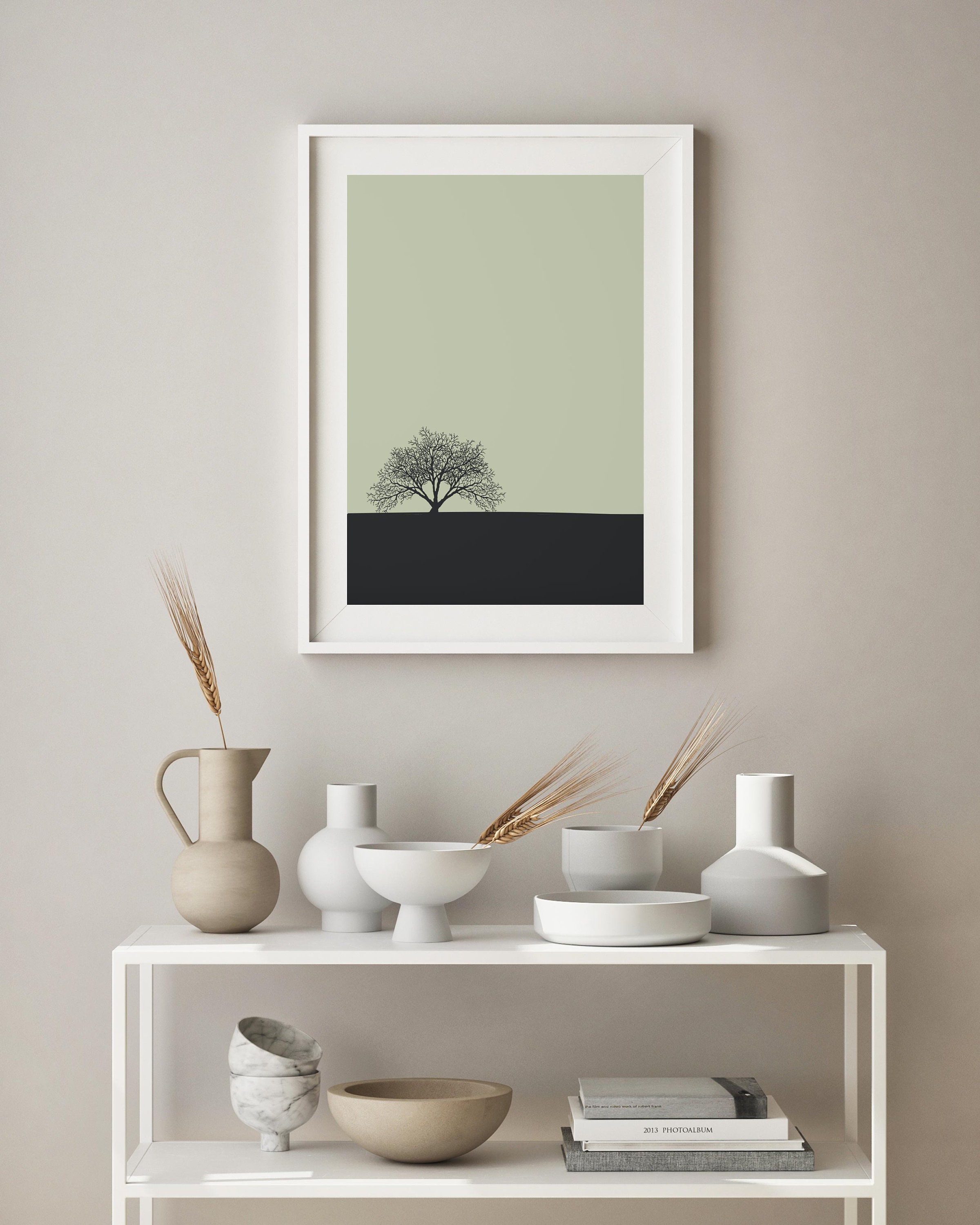 Tree Print, Tree Art, Wall Art Print, Minimalist Print, Minimalist Art ...