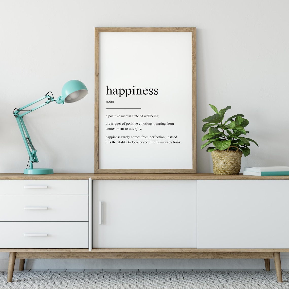 Happiness Definition Print Quote Print Definition Print | Etsy