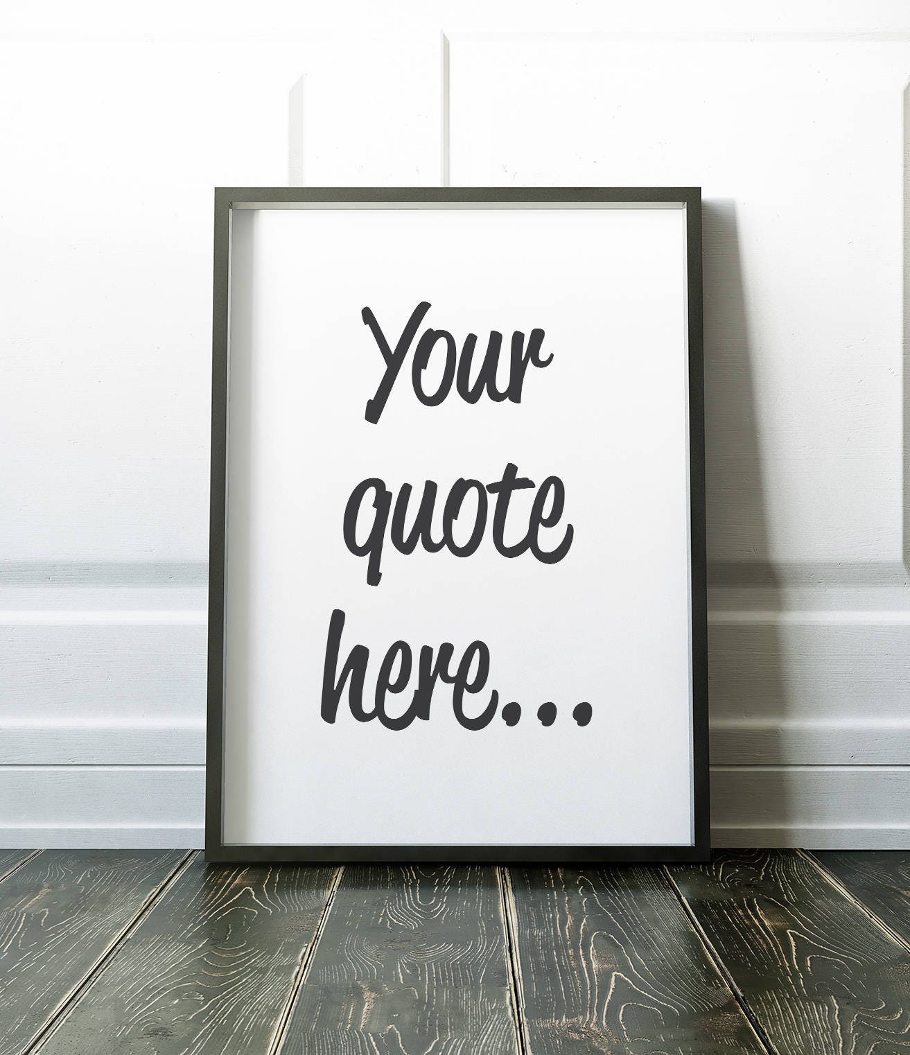 Custom Quote Print, Movie Quote, Wall Art, Wedding Gift, Personalised ...