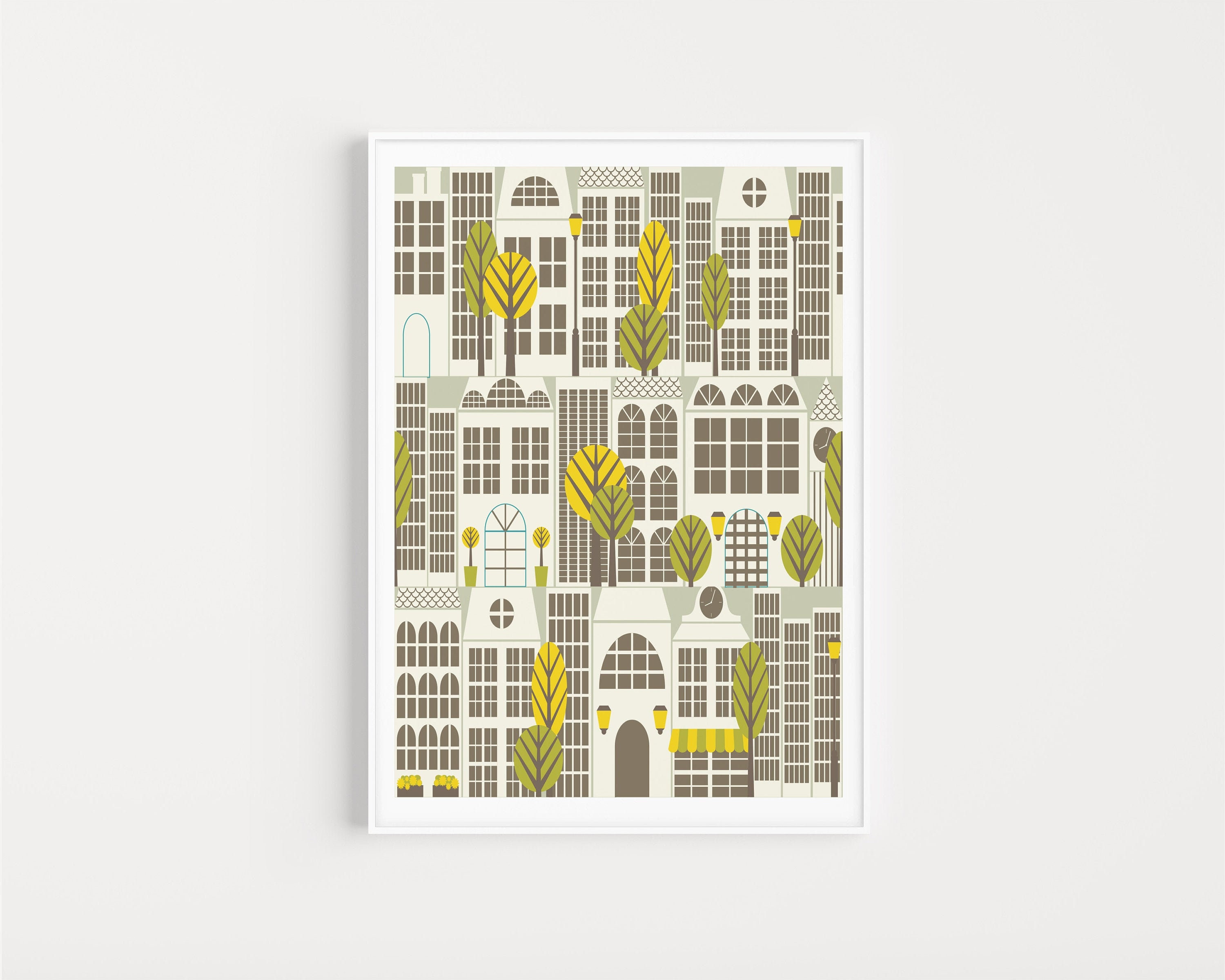 Houses Print Wall Art Prints Prints Houses Poster - Etsy UK