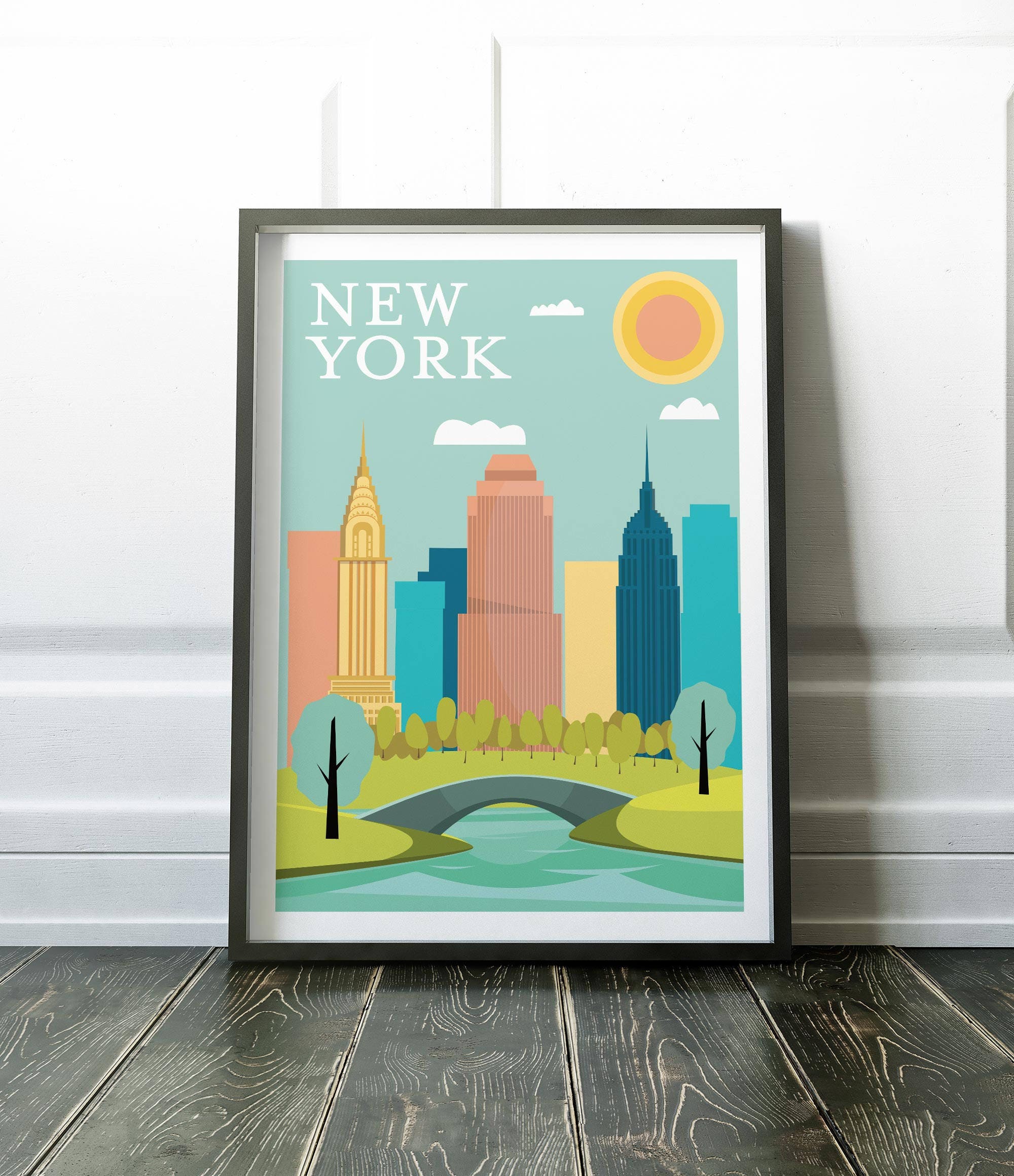 Wall Art New York Poster New York Print Wall Art Print | Etsy