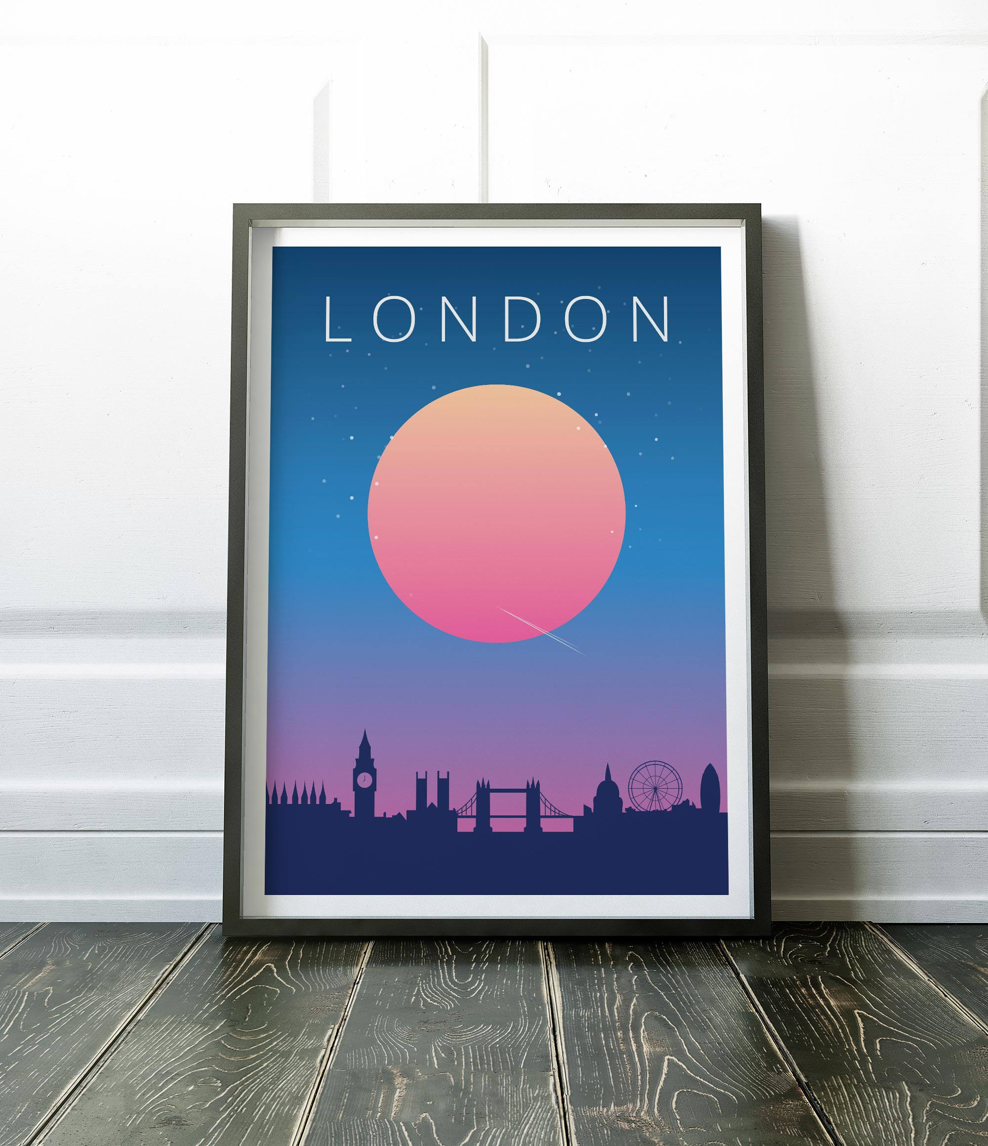 London Poster, London Wall Art, Minimalist Travel Print, Wall Art ...