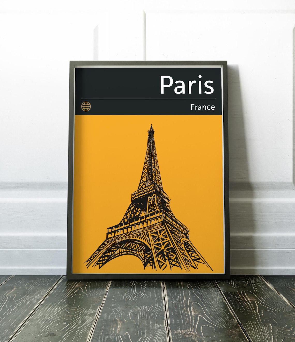Paris Poster, Travel Print, Wall Art, Modern City Poster, Modern Travel ...