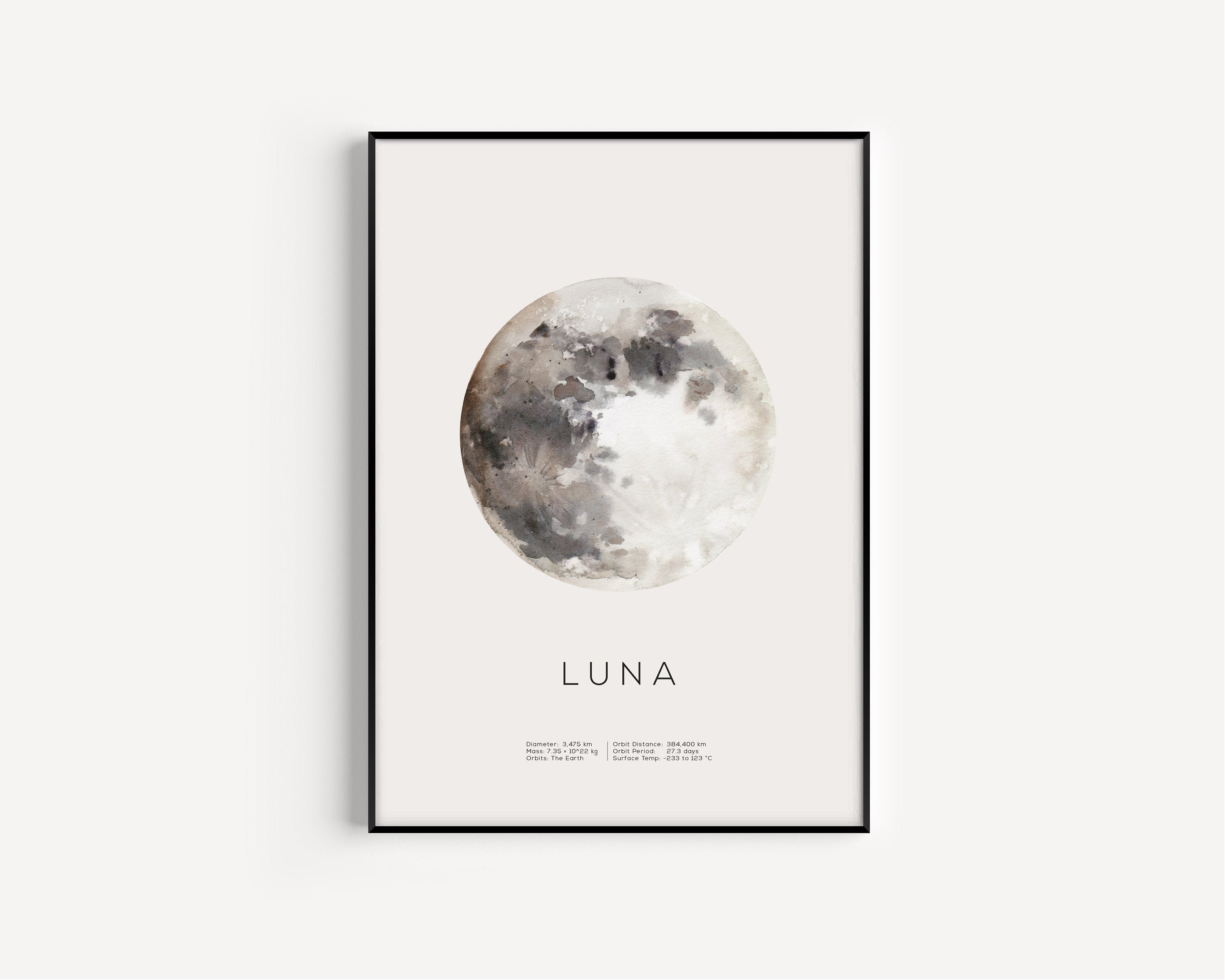 Moon Print Wall Art Print Moon Art Print Moon Wall Art - Etsy UK