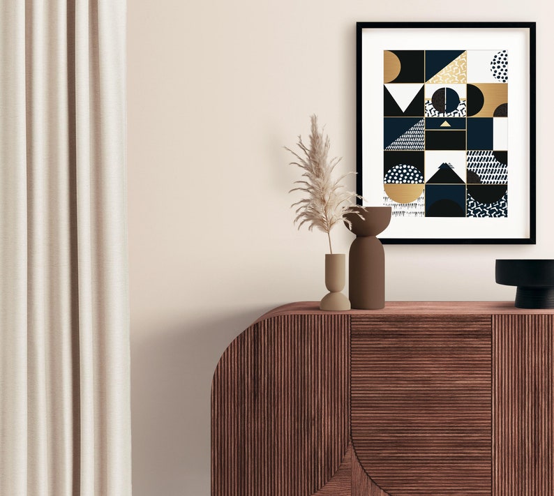 Scandi Print Wall Art Minimalist Print Nordic Wall Art | Etsy