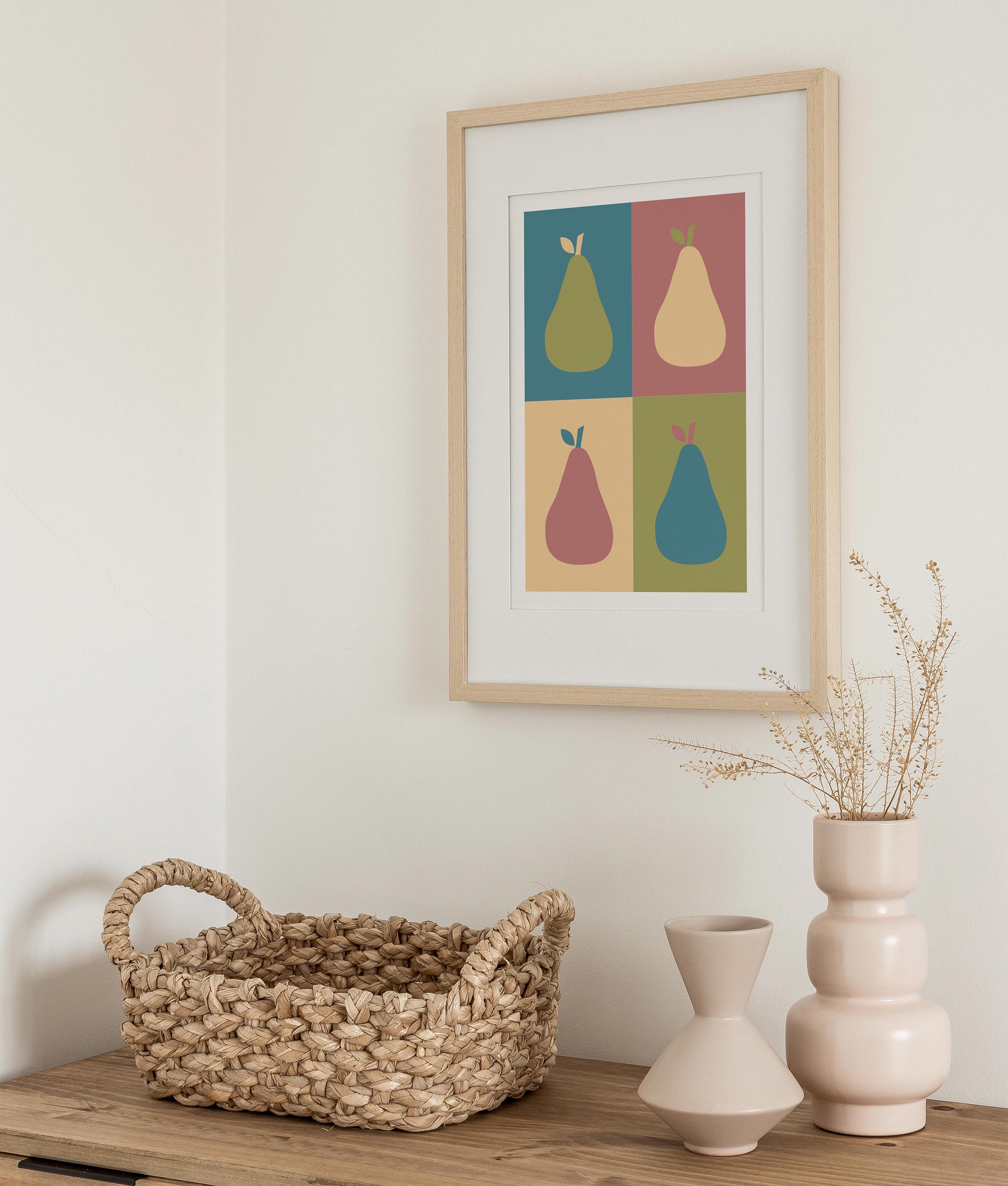 Kitchen Wall Art, Wall Art, Wall Art Prints, Pear Wall Art, Pear Prints ...