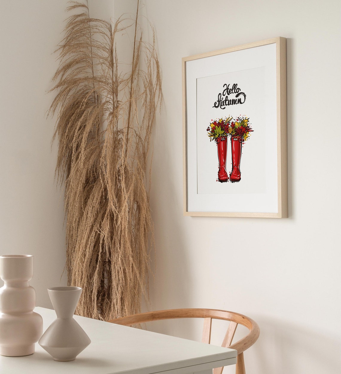 Wellies Print Wellies Art Autumn Prints Autumn Art - Etsy