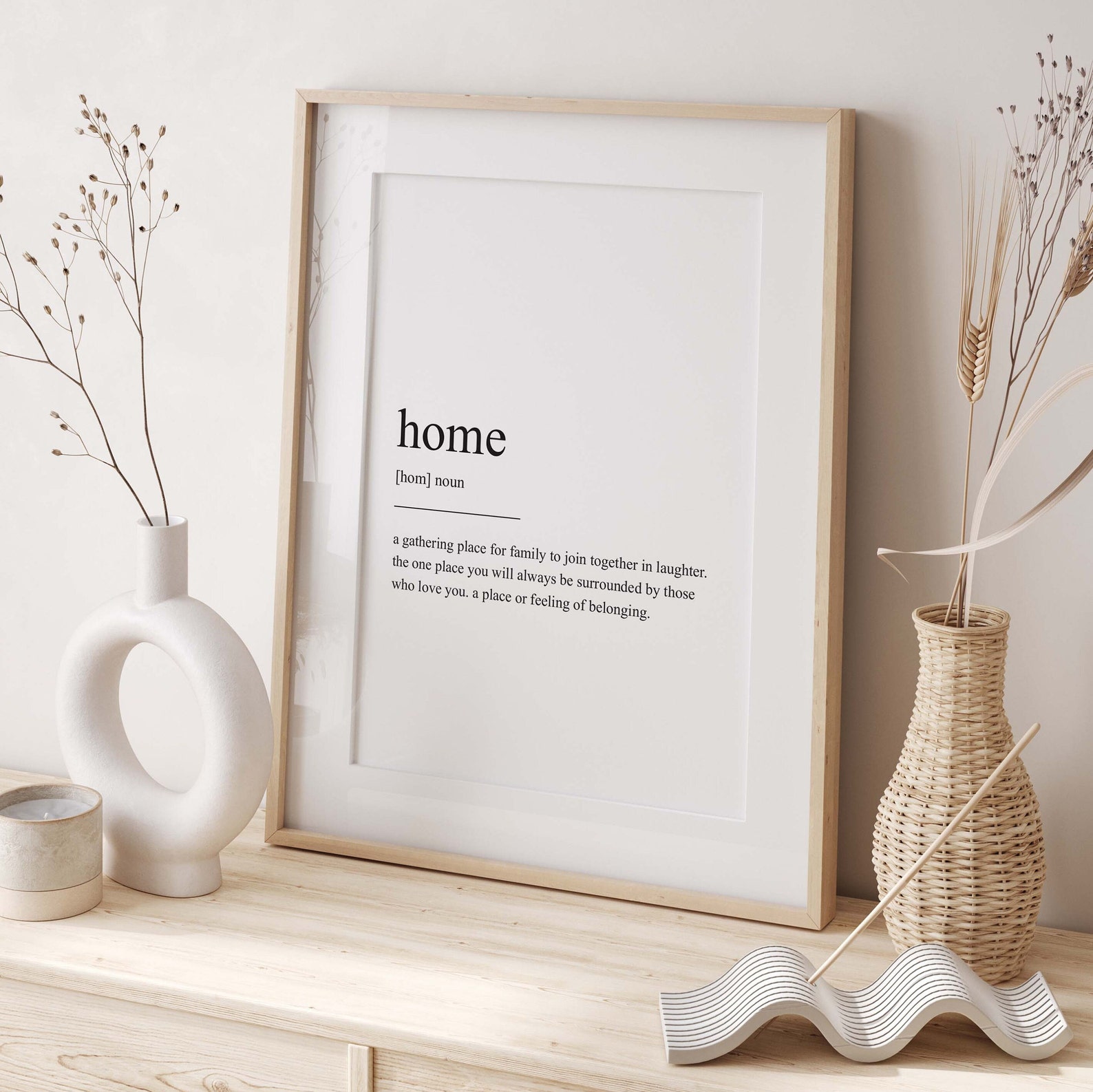 Home Definition Print, Wall Art Print, Quote Print, Definition Print ...