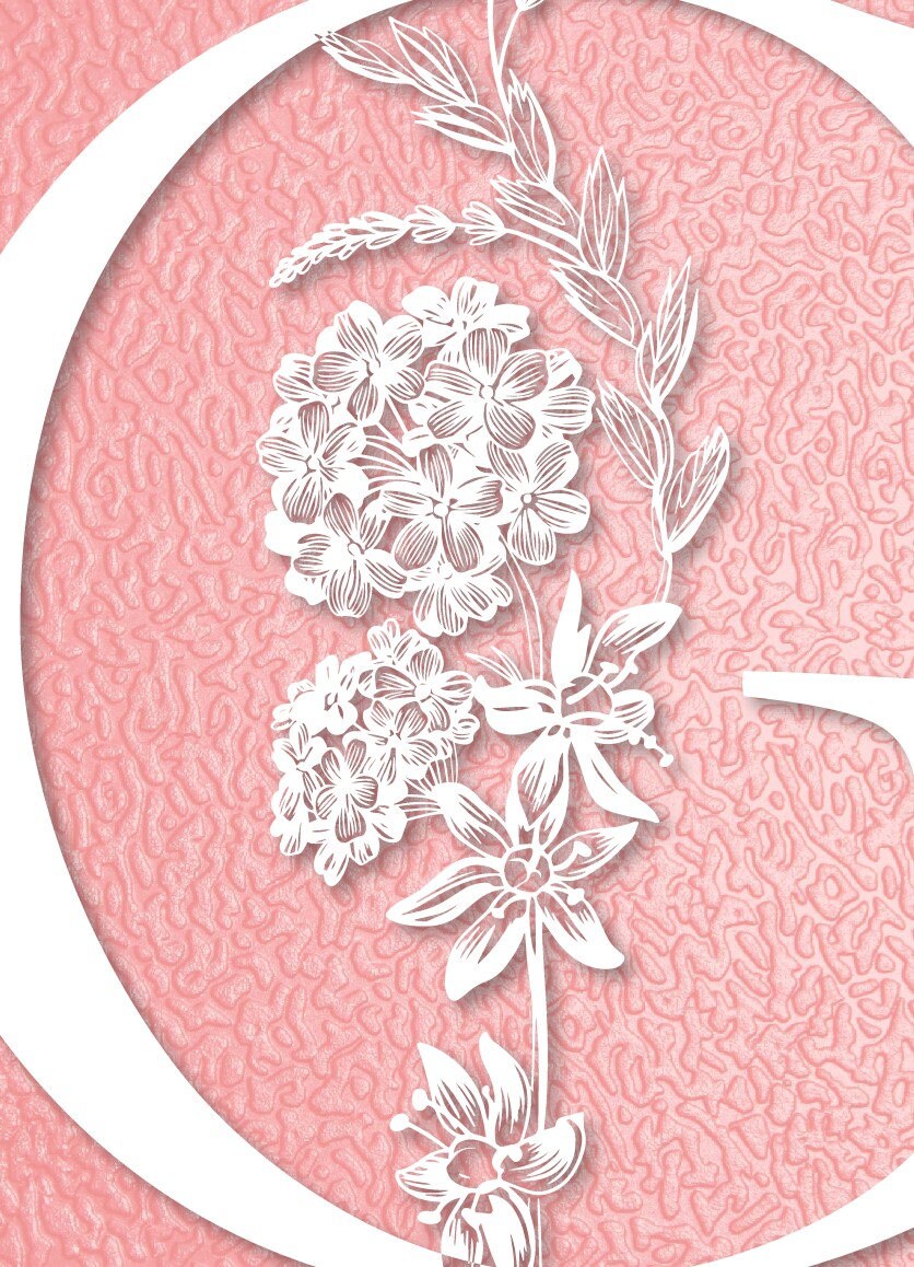 Initial Print Initial Wall Art Wall Art Print Letter Print | Etsy