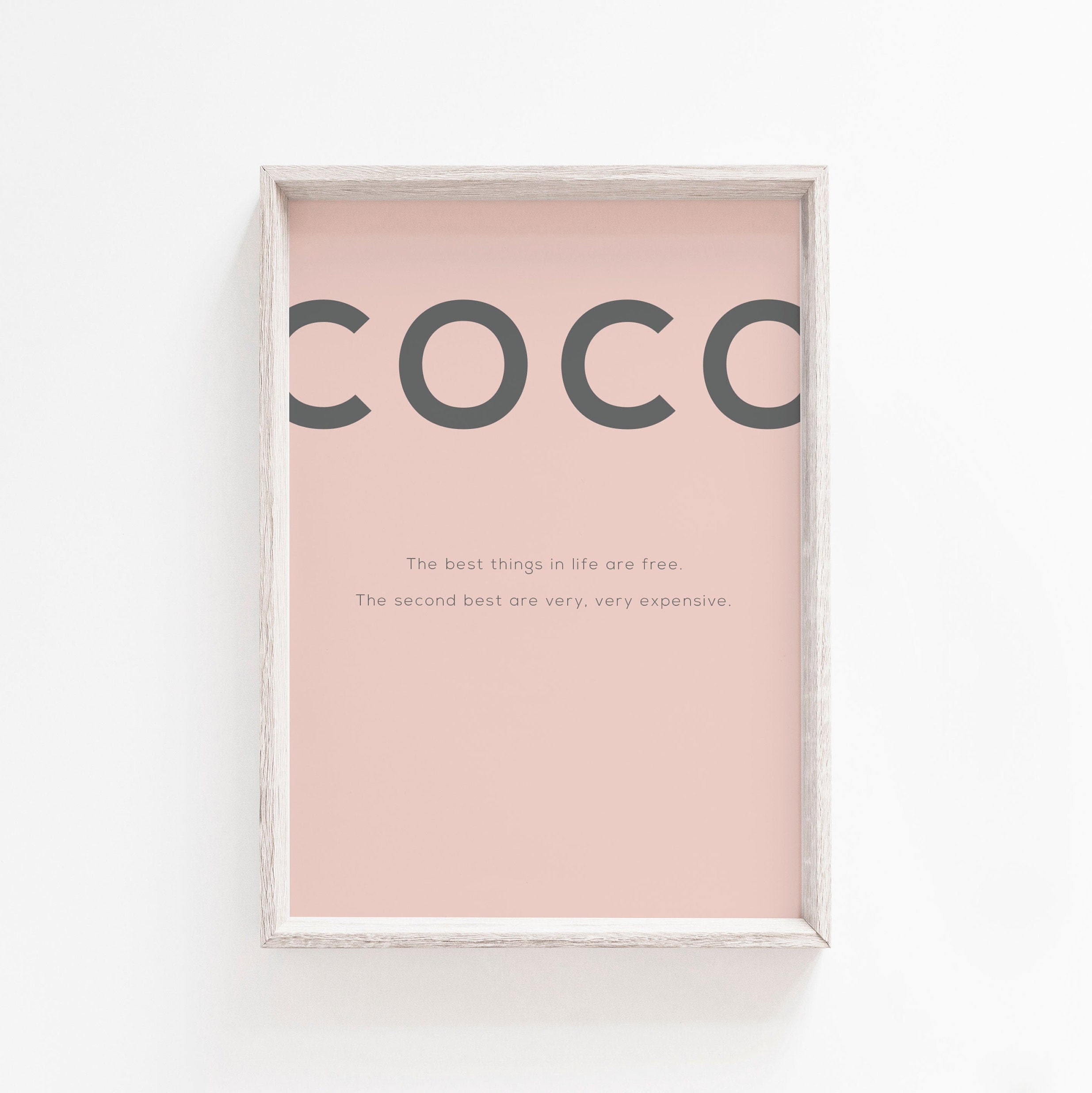 Quote Print, Pink Wall Art, Minimalist Print, Wall Art Print, Modern ...