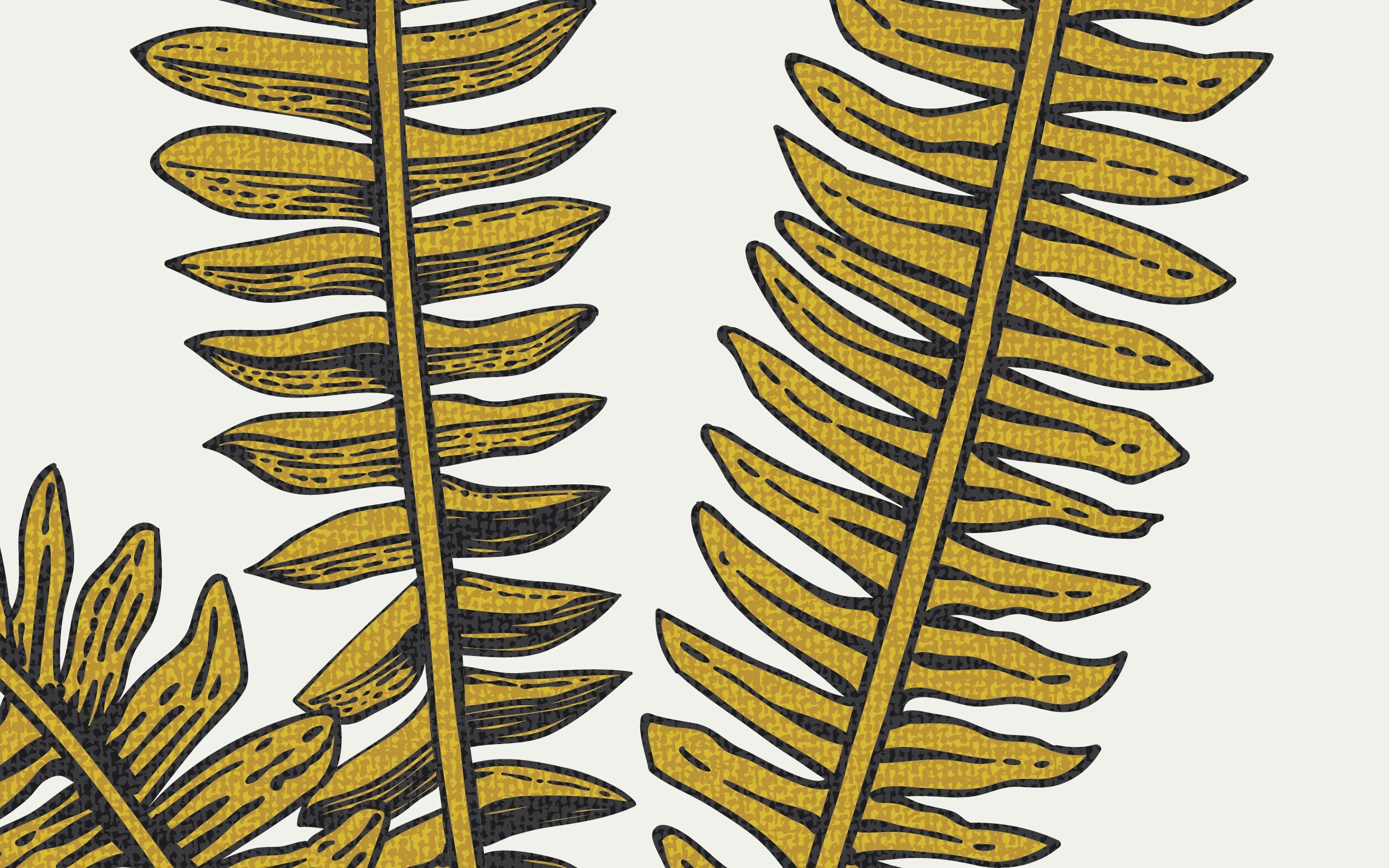 Wall Art Set Botanical Prints Yellow Wall Art Wall Art | Etsy