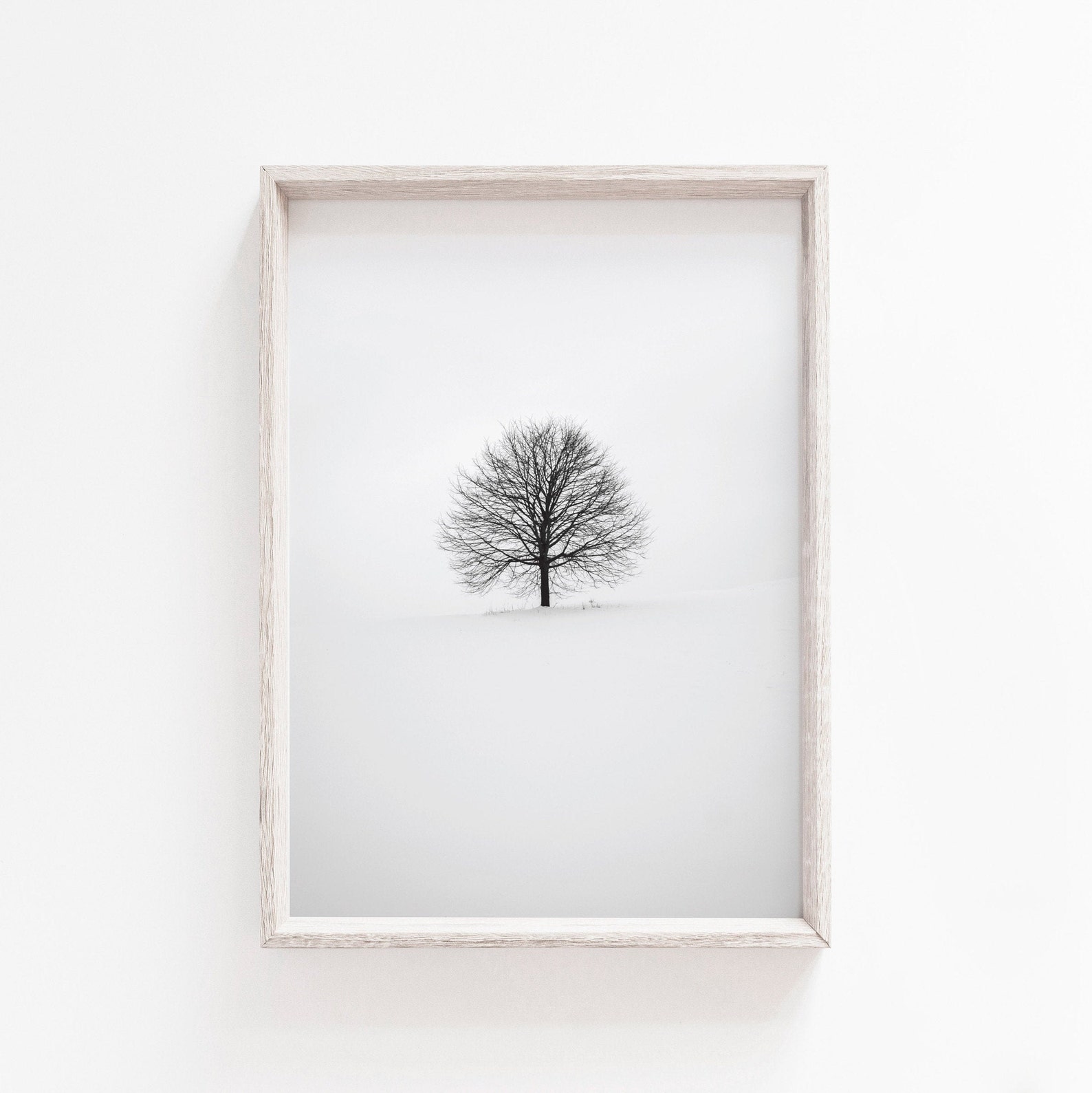Tree Print, Black and White, Prints, Wall Art Print, Tree, Minimalist ...