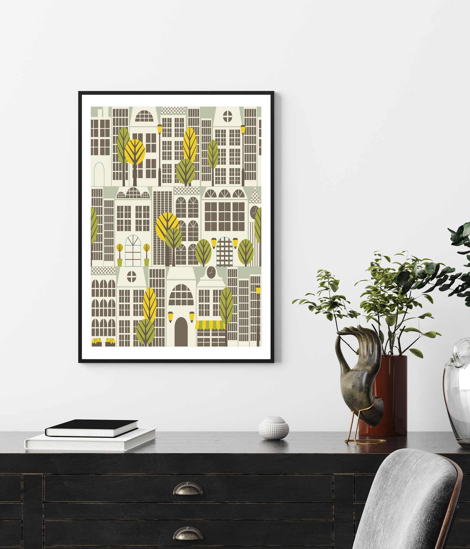 Houses Print Wall Art Prints Prints Houses Poster - Etsy UK