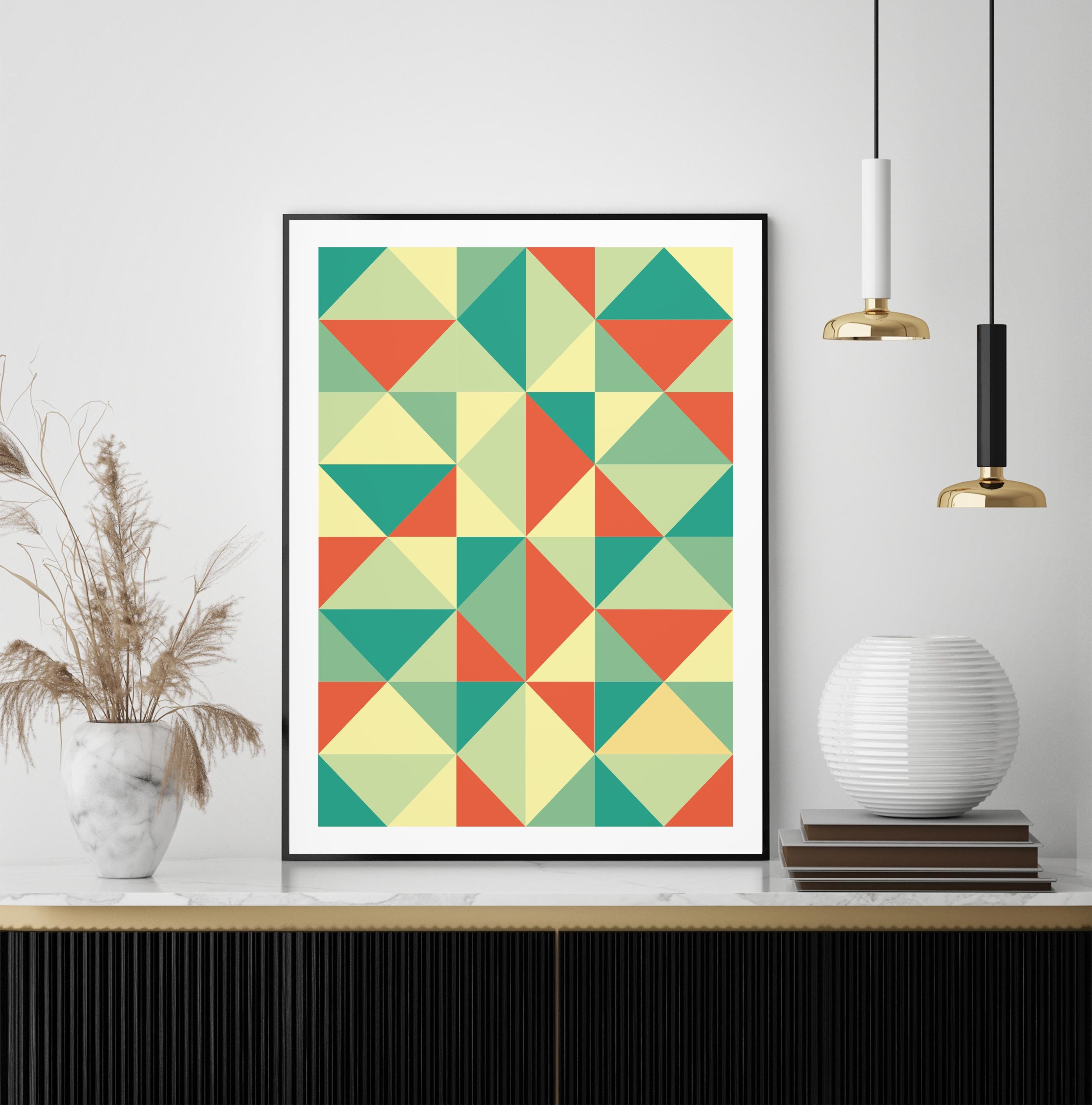 Geometric Print Wall Art Prints Geometric Wall Art Wall - Etsy UK