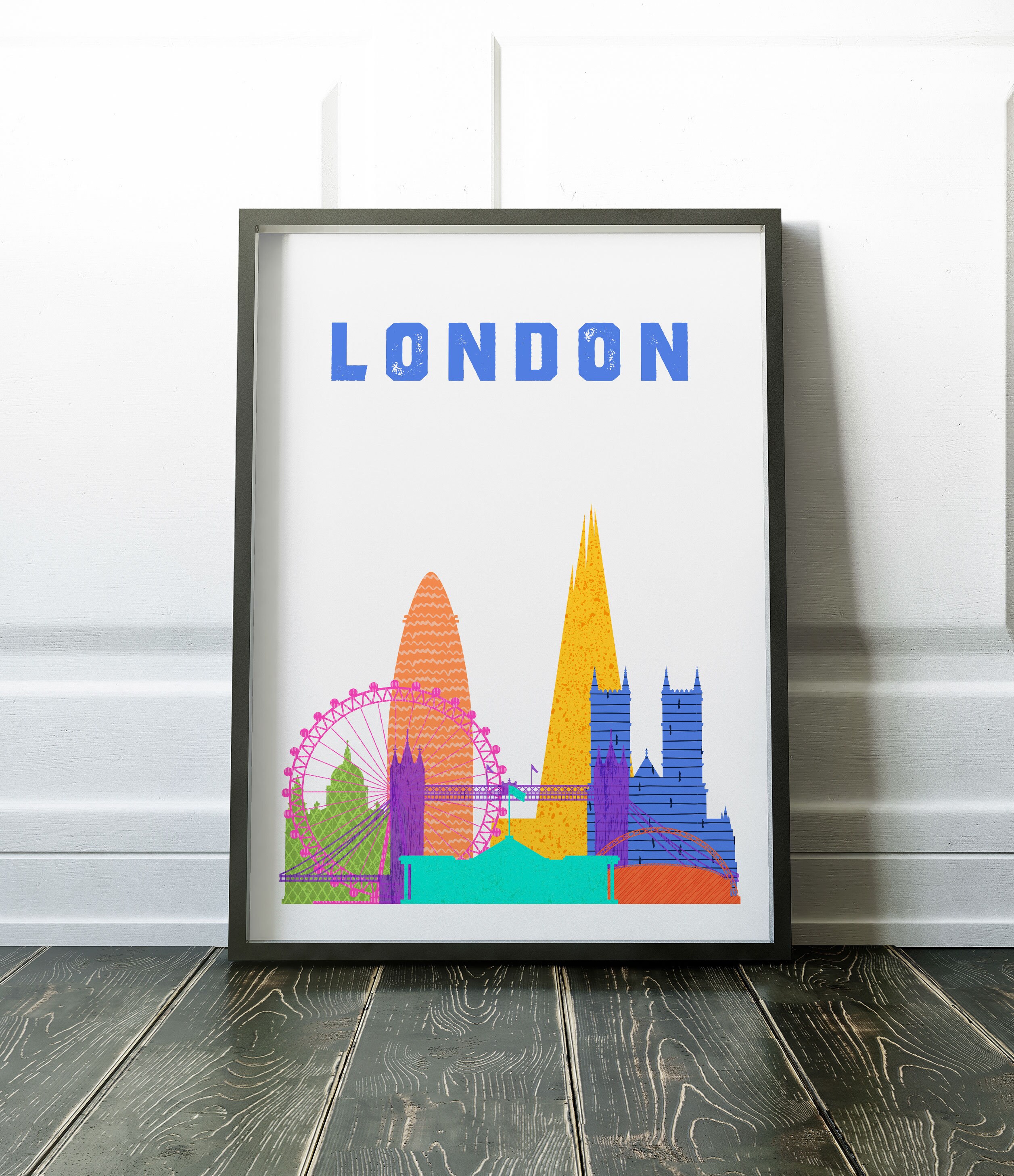 London Print Art Print Travel Print London Wall Art London - Etsy UK