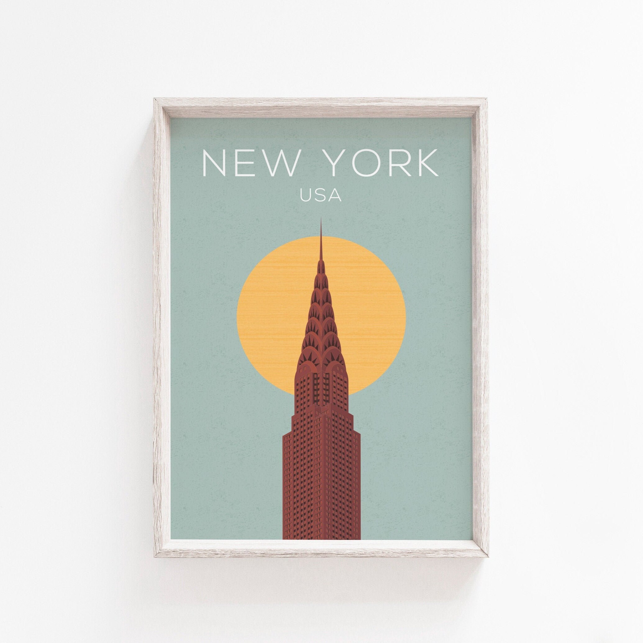 New York Print, New York, Art Print, Travel Poster, New York Wall Art ...