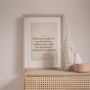 Wall Art Print Quote Print Quote Wall Art Minimalist Wall - Etsy UK