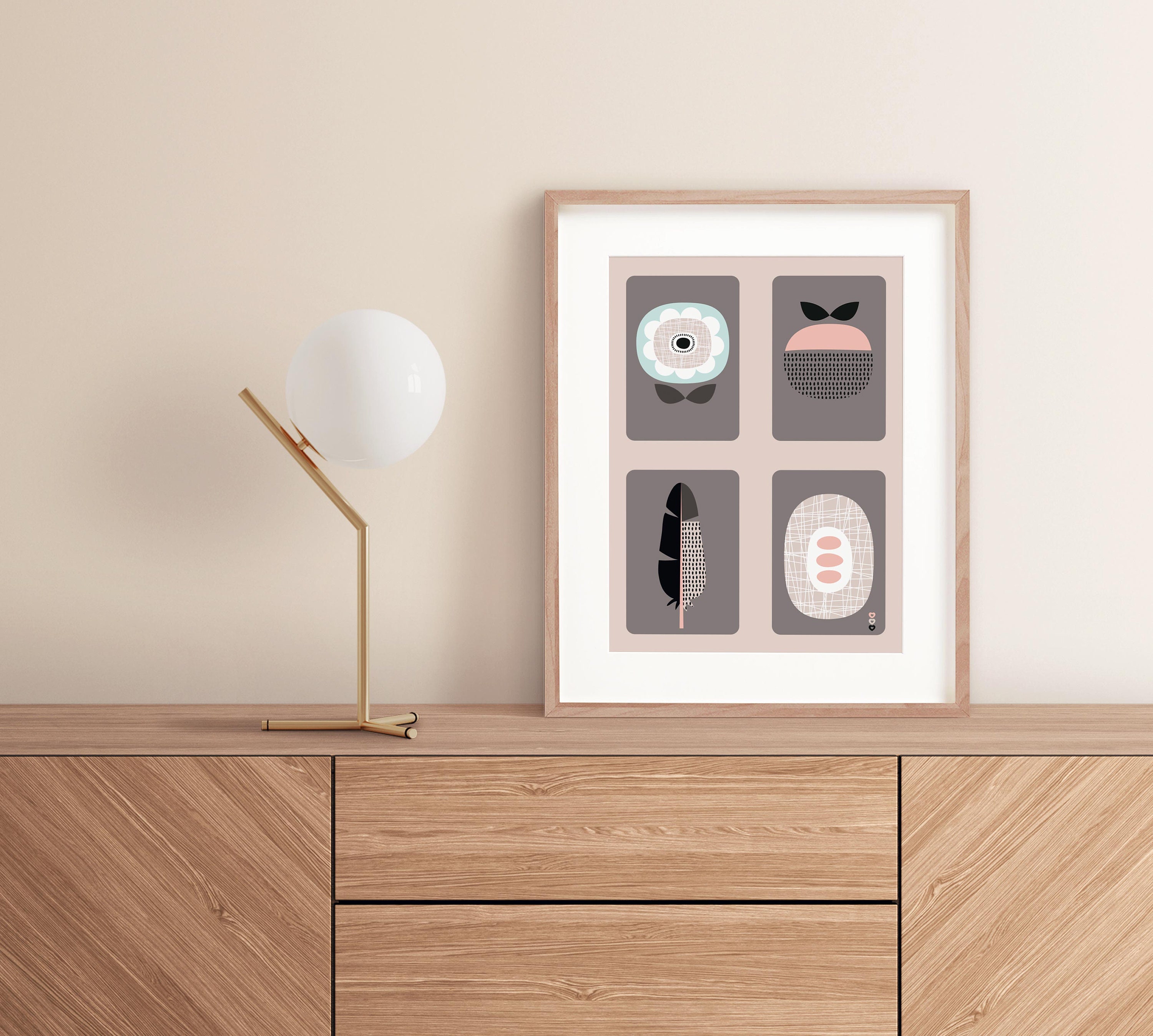 Scandinavian Print Wall Art Print Scandi Wall Art - Etsy