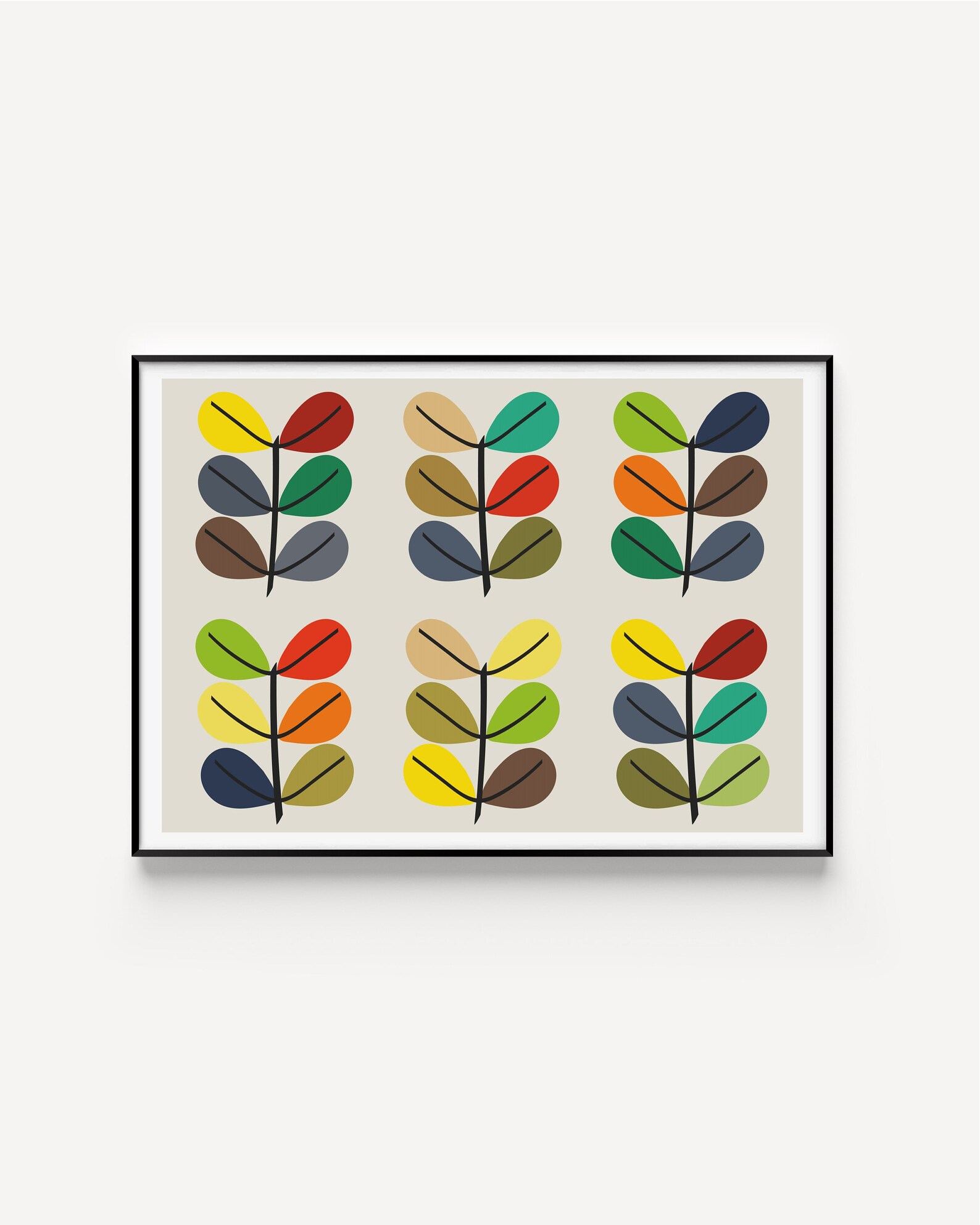 Mid Century Modern, Wall Art Print, Tree Wall Art, Scandinavian Print ...