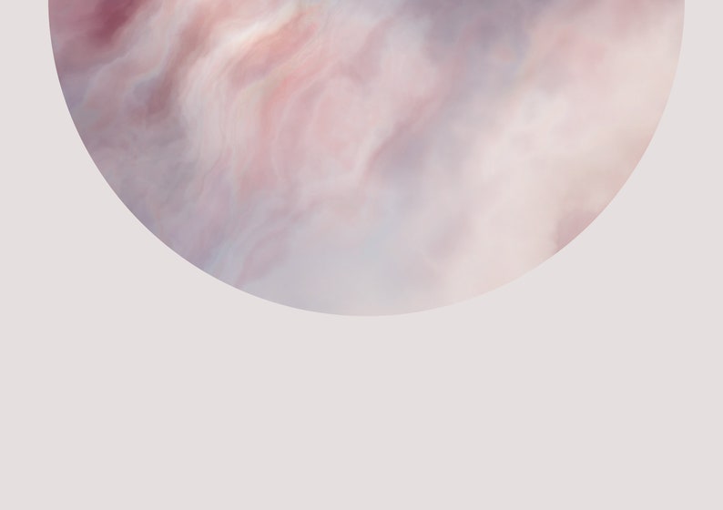 Wall Art Print Pink Prints Scandinavian Print Minimalist - Etsy