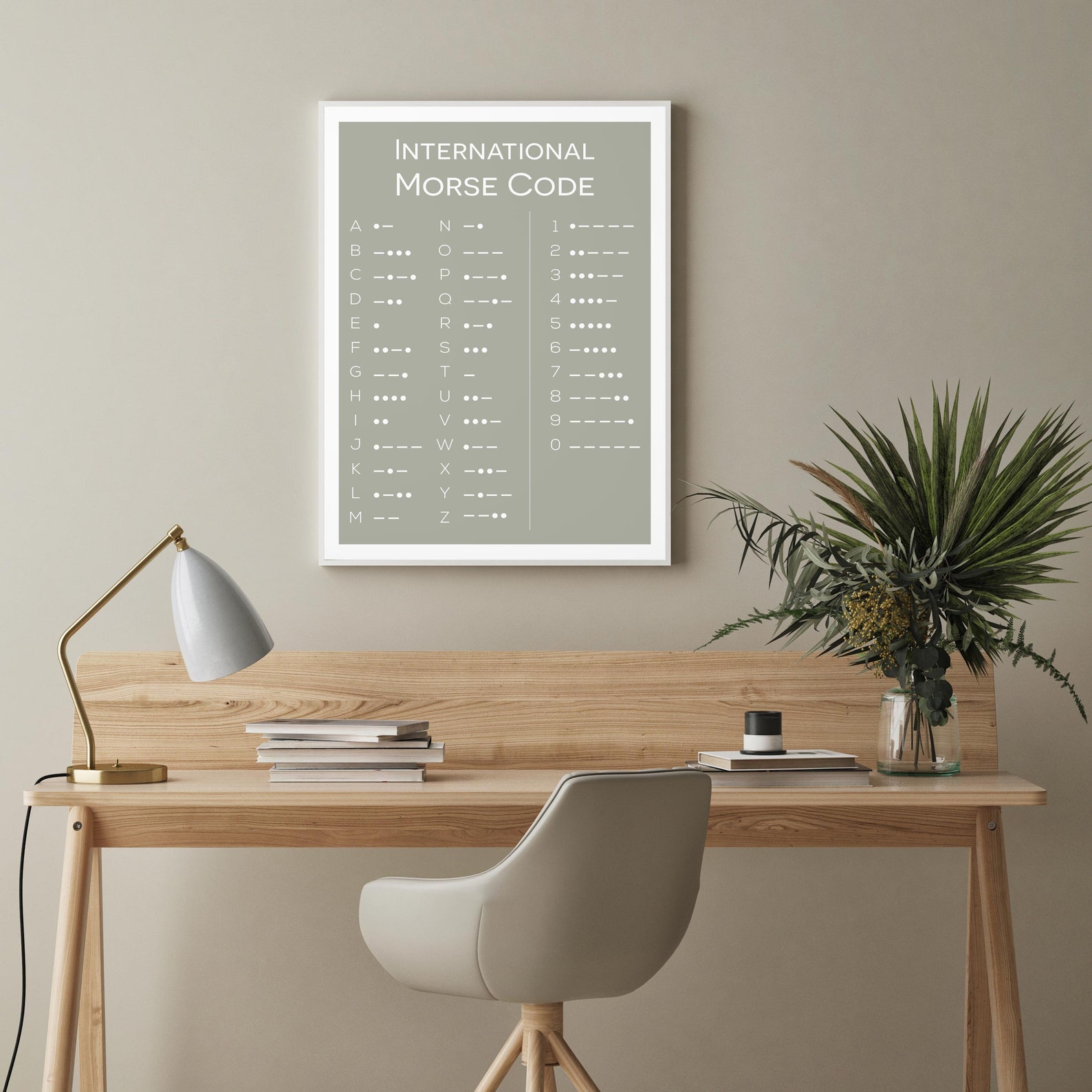 Morse Code Poster Morse Code Print Wall Art Print Wall Art | Etsy