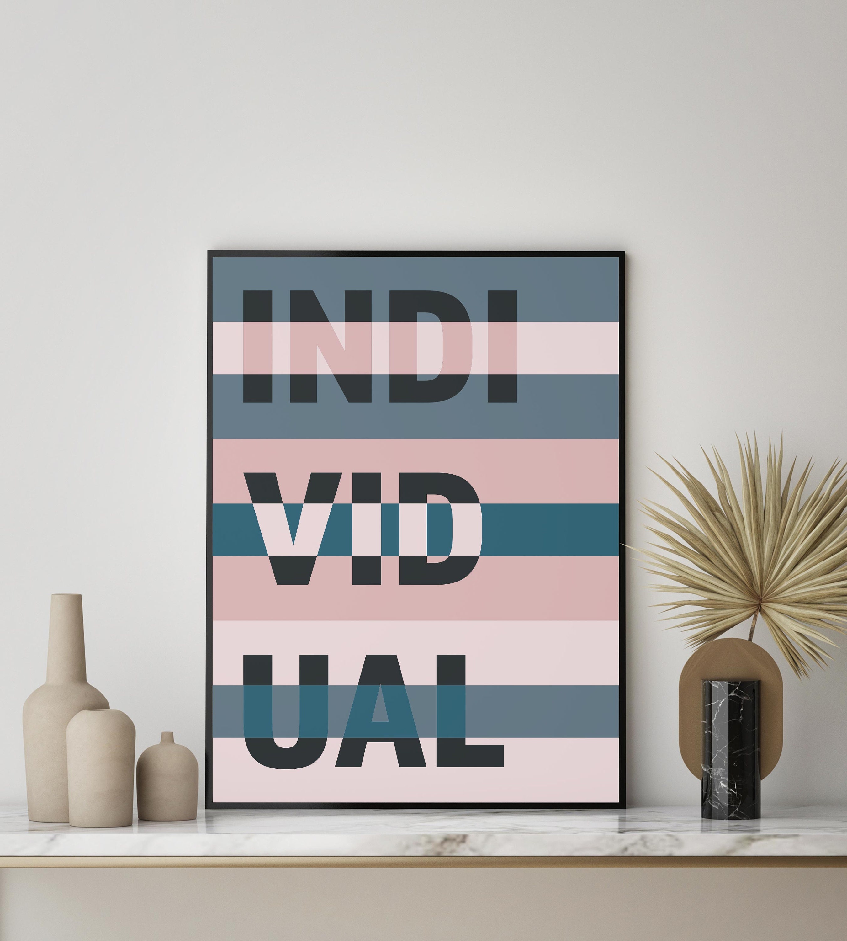 Pink Prints Poster Pink Wall Art Typography Wall Art - Etsy UK