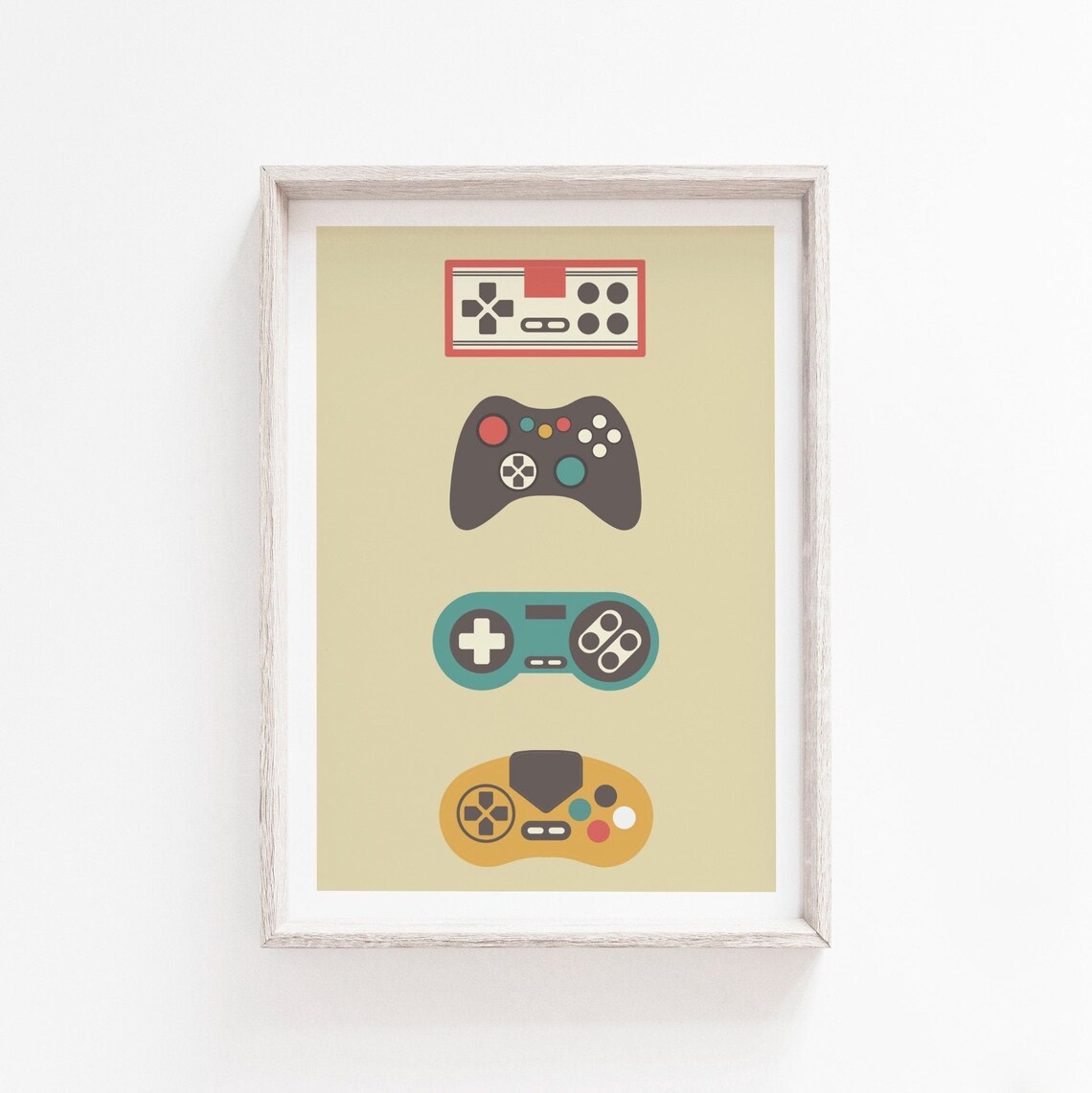 Gamer Print Wall Art Retro Wall Art Retro Gamer Digital | Etsy