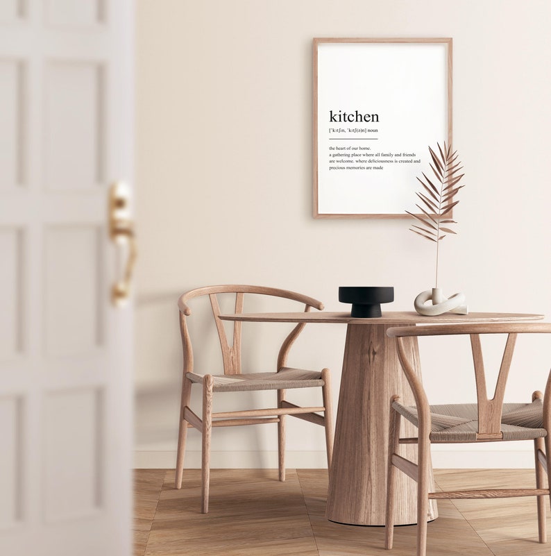 Kitchen Print Kitchen Definition Print Wall Art Print Quote - Etsy