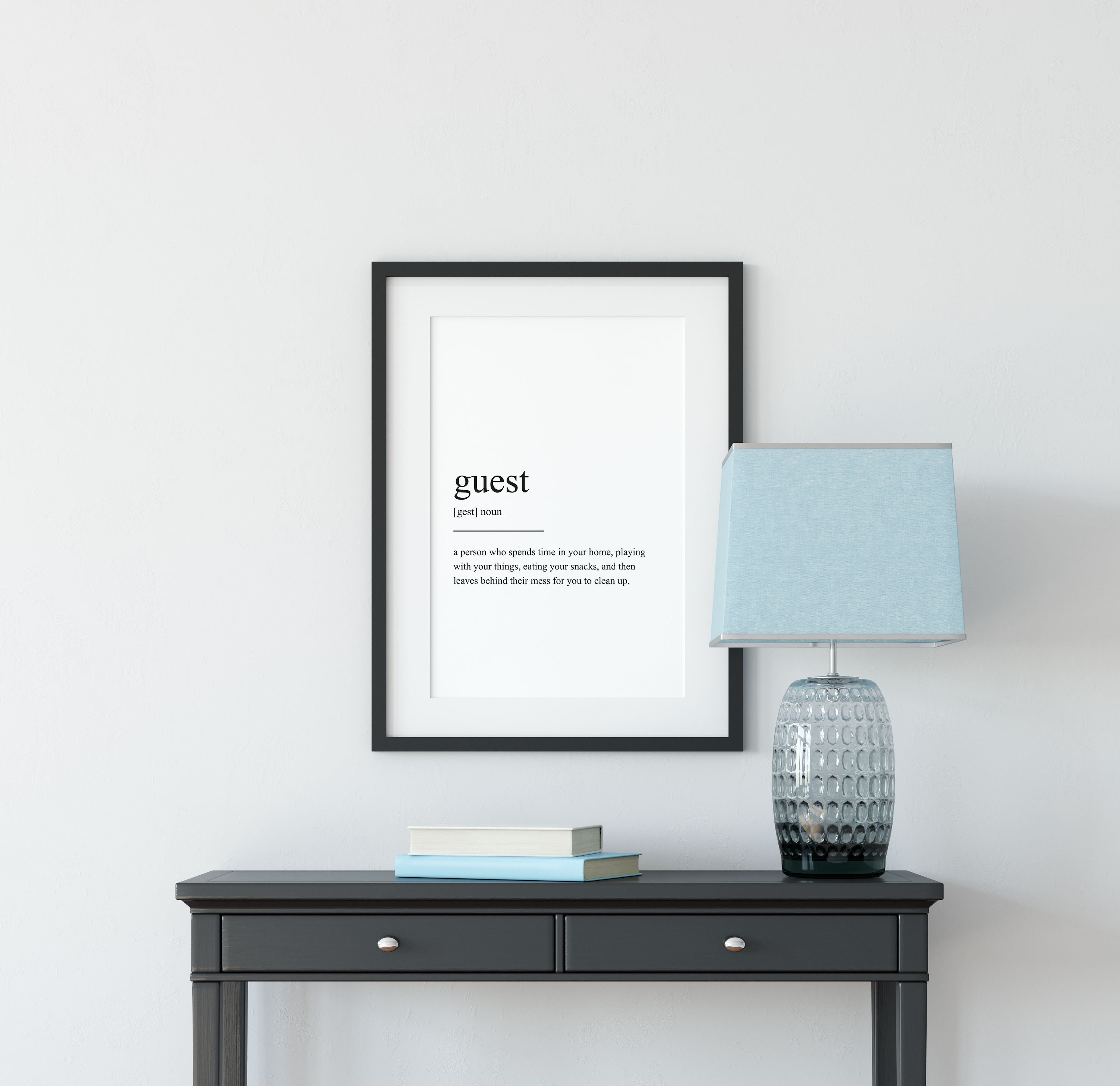 Guest Definition Prints, Wall Art Prints, Quote Print, Wall Decor ...