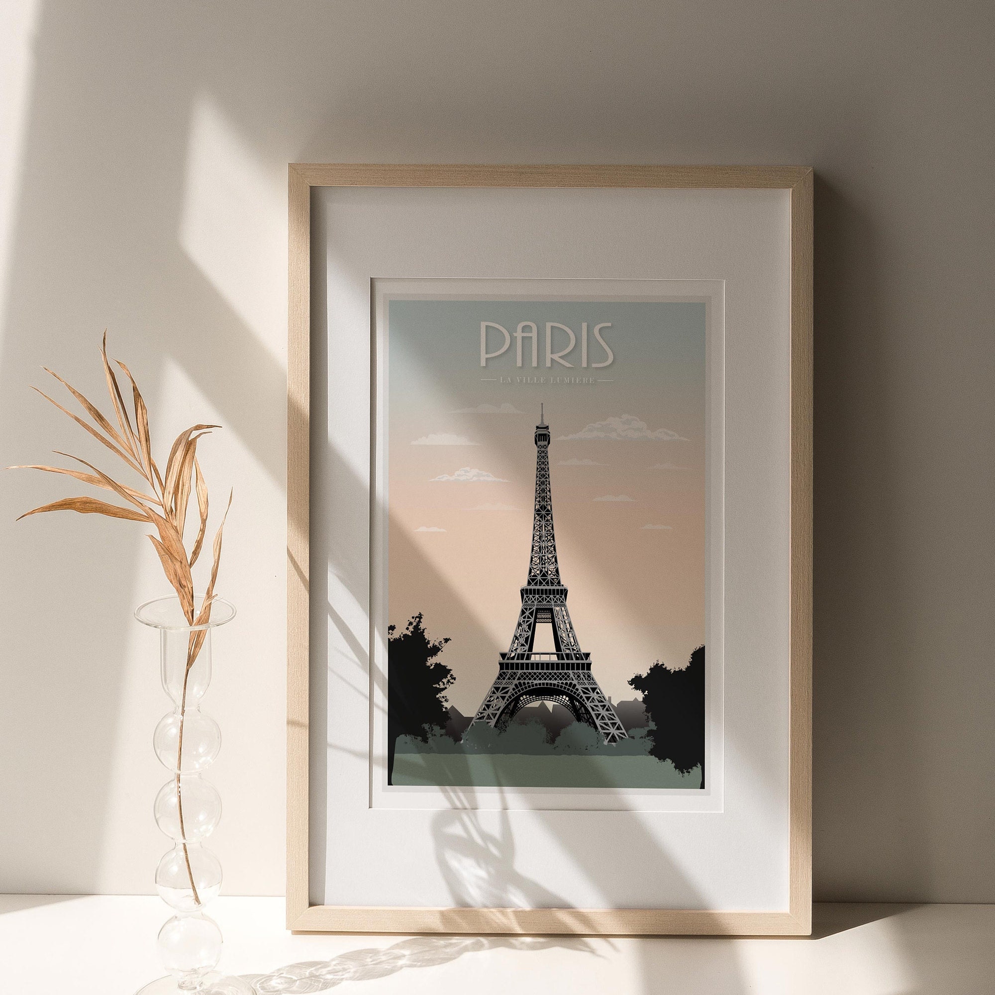 Paris Poster Wall Art Paris Print Travel Print Travel | Etsy
