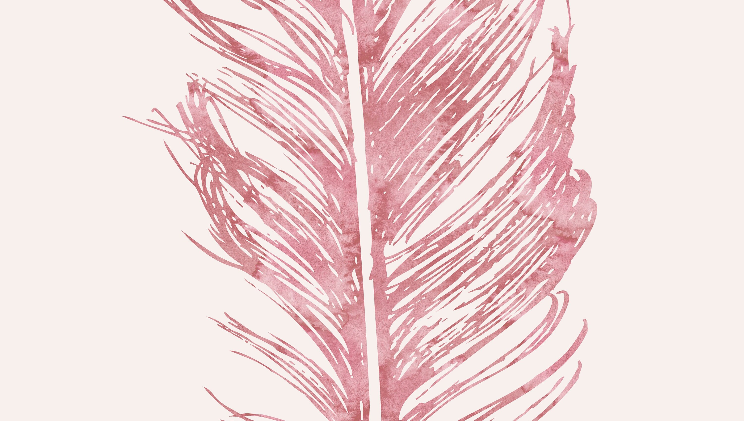 Feather Print Set Pink Art Set Set of Prints Feather - Etsy