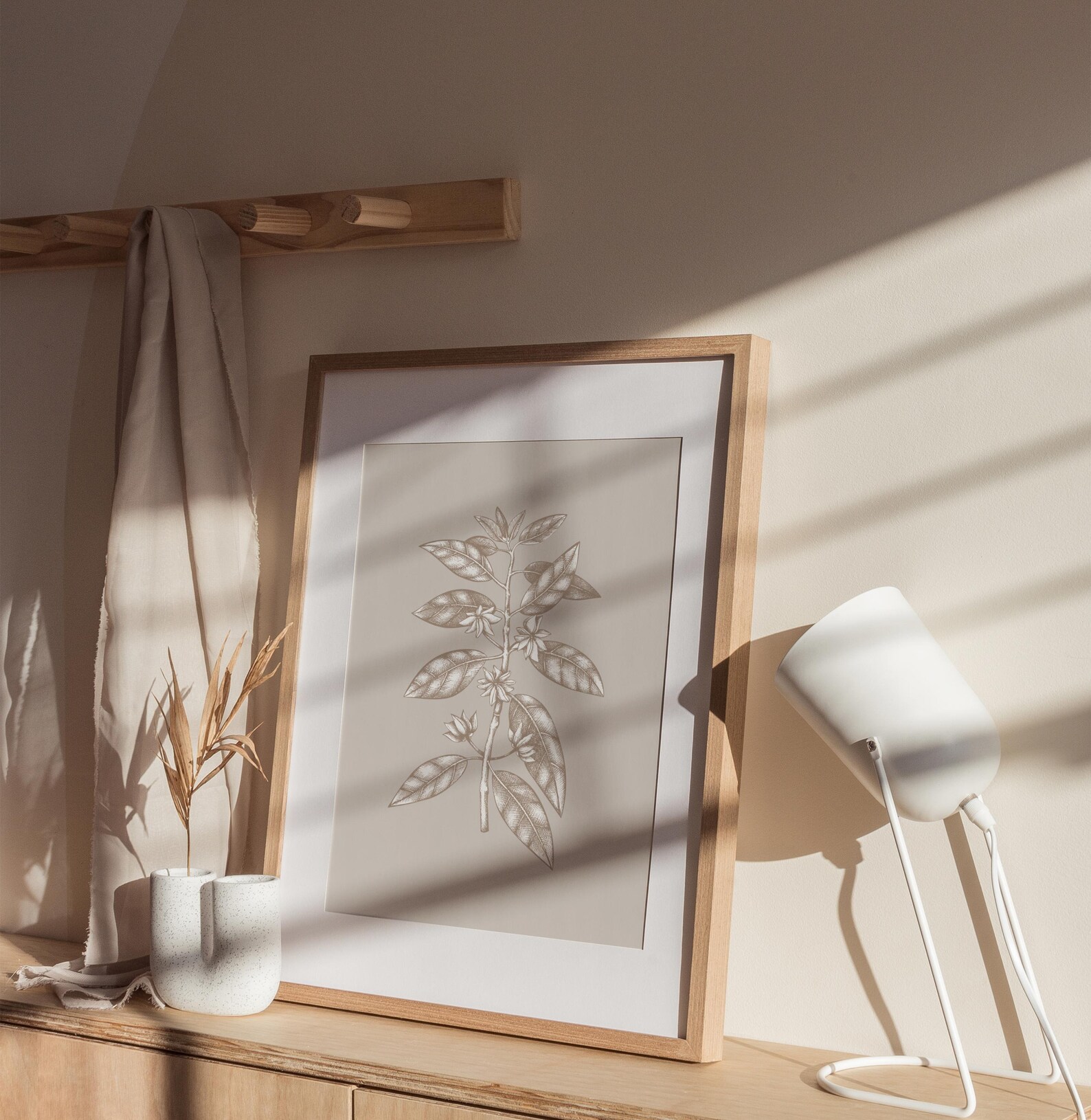 Set of Prints, Wall Art, Beige Prints, Wall Art Set, Botanical Print ...