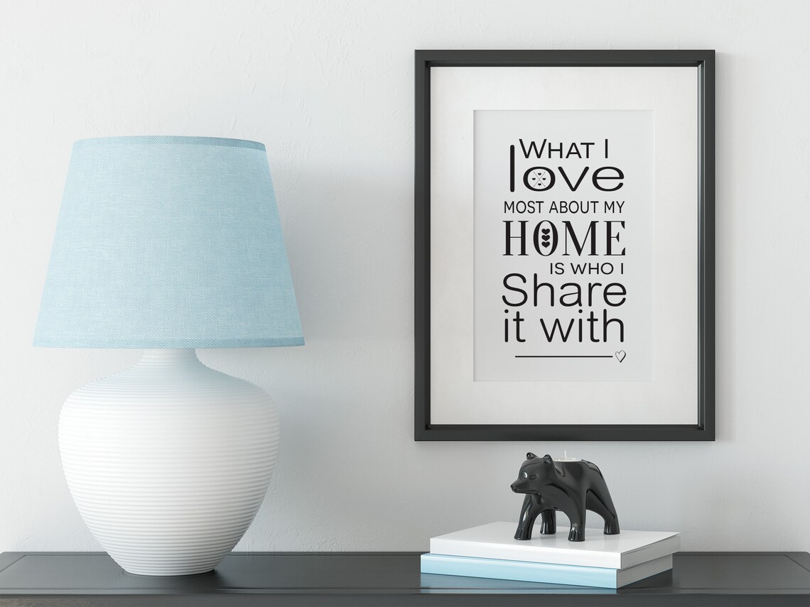 Quote Print Home Print Family Print Wall Art Print Family | Etsy