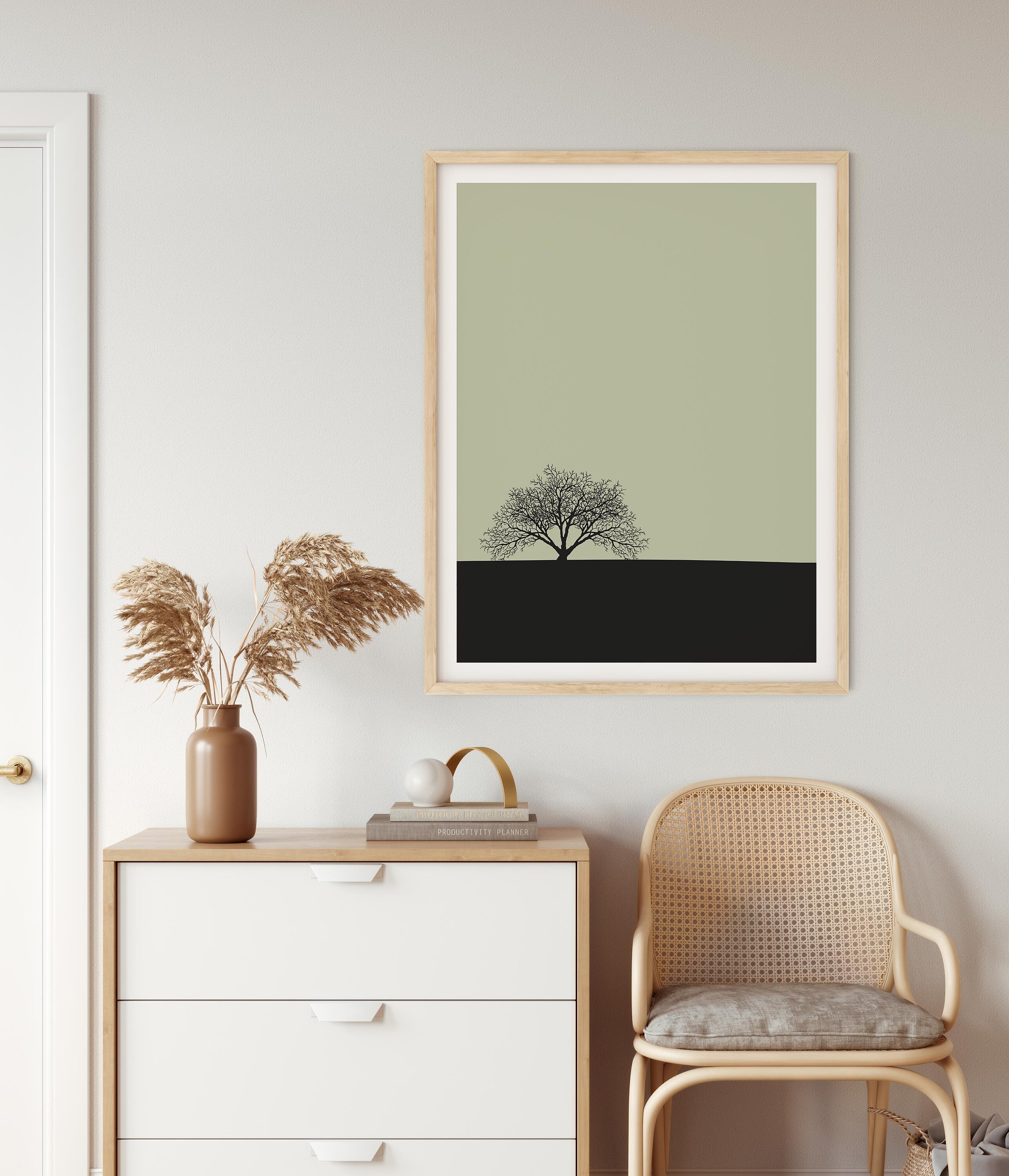 Tree Print Tree Art Wall Art Print Minimalist Print | Etsy