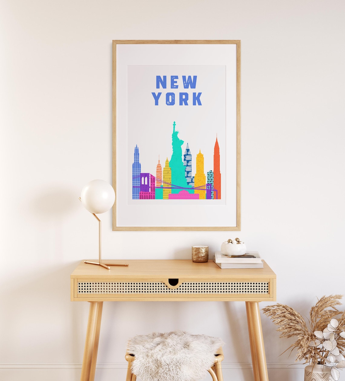New York Print Wall Art New York Art Print Travel Print - Etsy UK