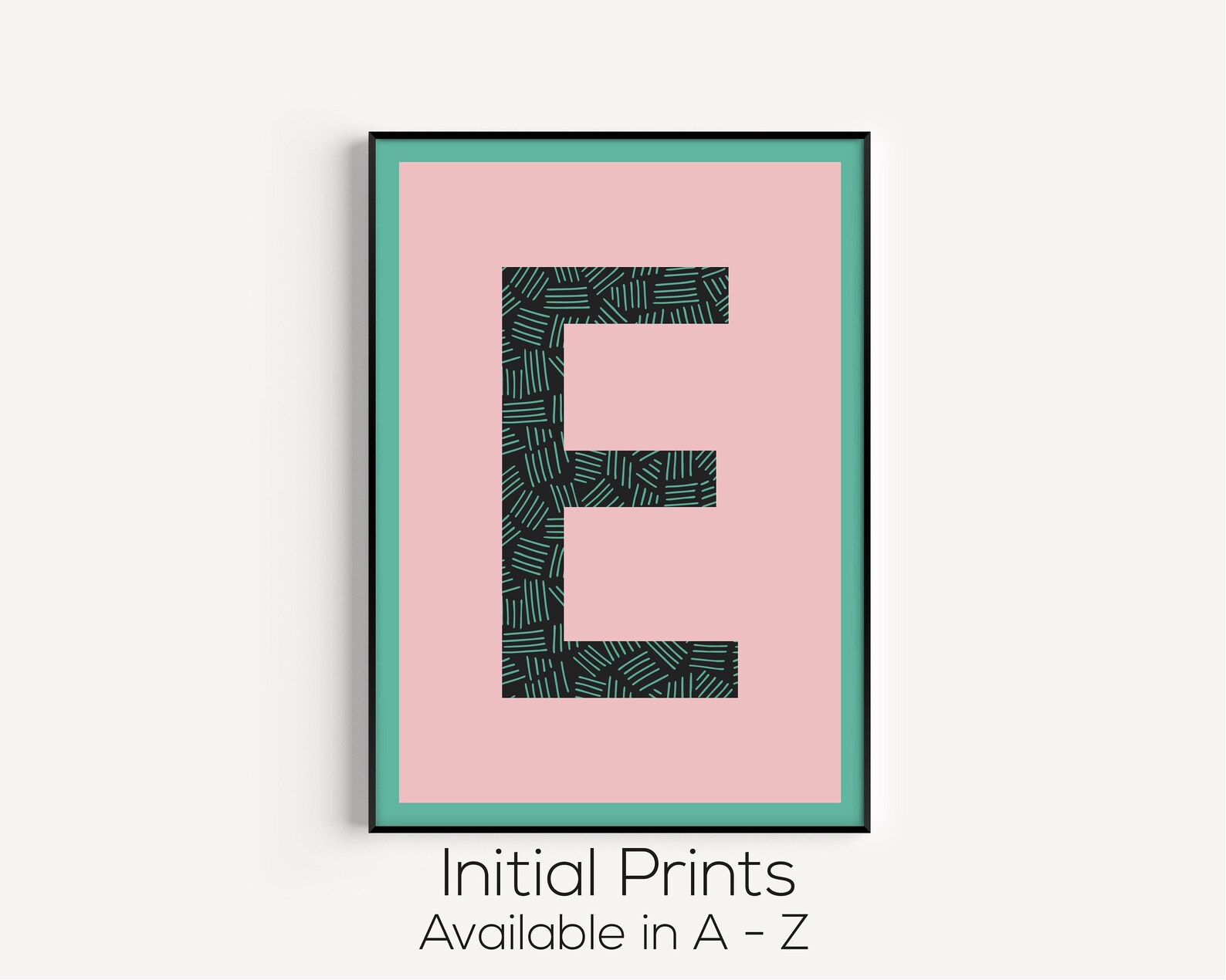Kids Print, Initial Print, Nursery Wall Art, Name Print, Print for Kids ...