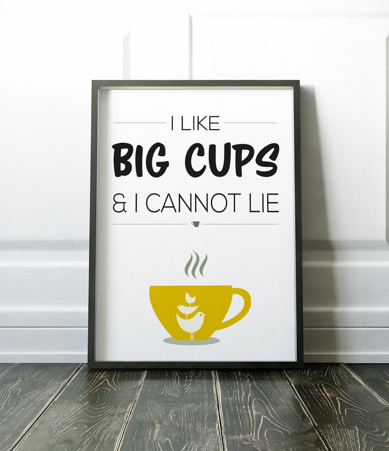 Kitchen Print Coffee Print Kitchen Poster Wall Art Print - Etsy UK