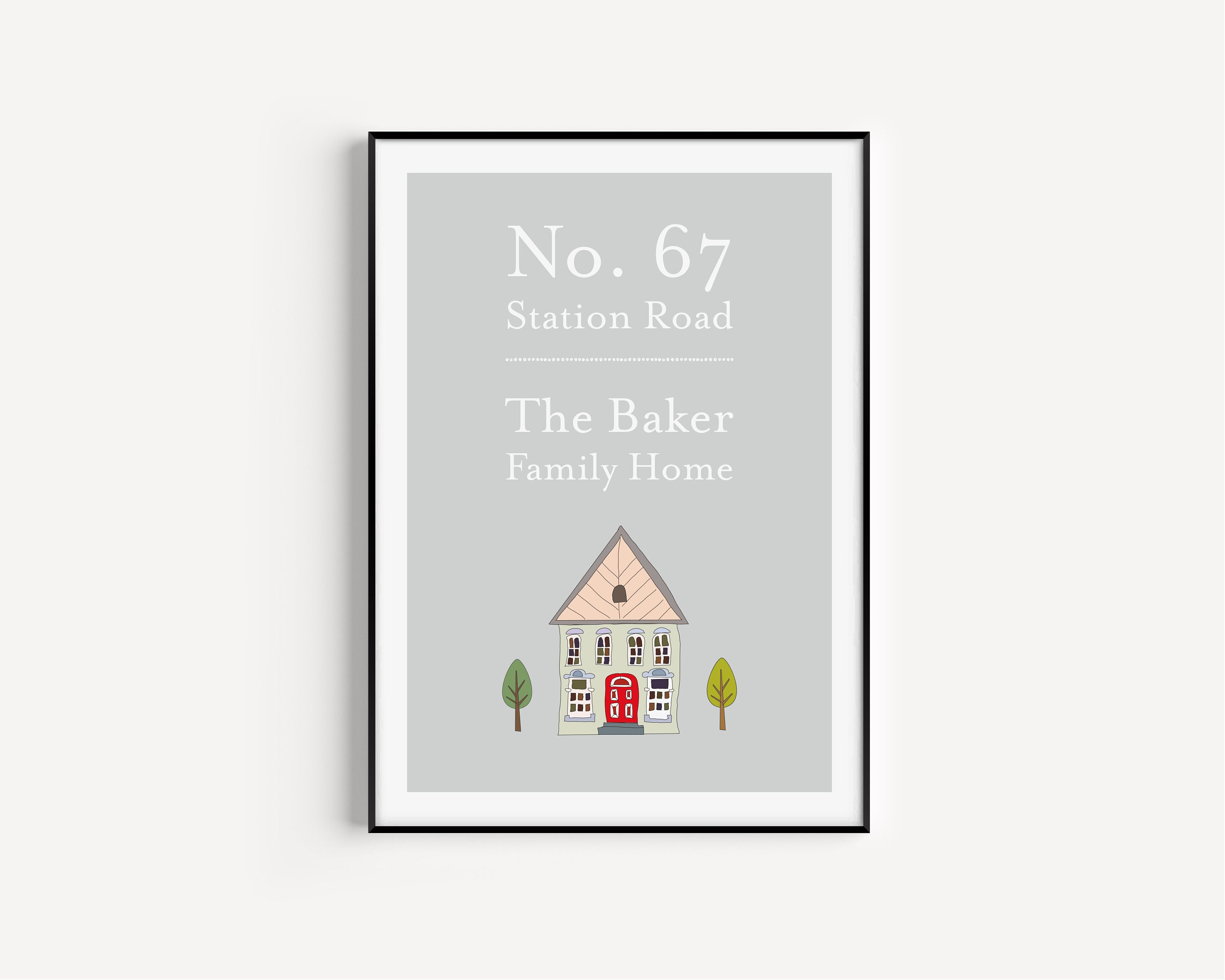 Custom Family Print, Home Print, Family Gift, Personalised Family ...