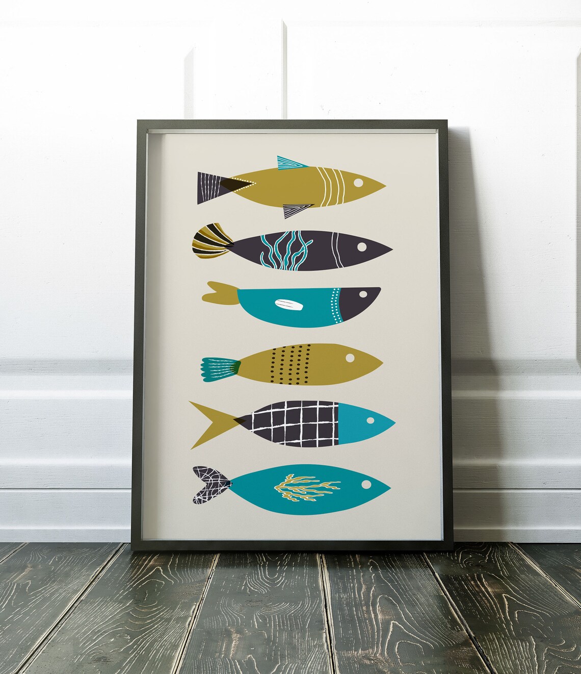 Fish Print Wall Art Fish Wall Art Print Fish Wall Art | Etsy