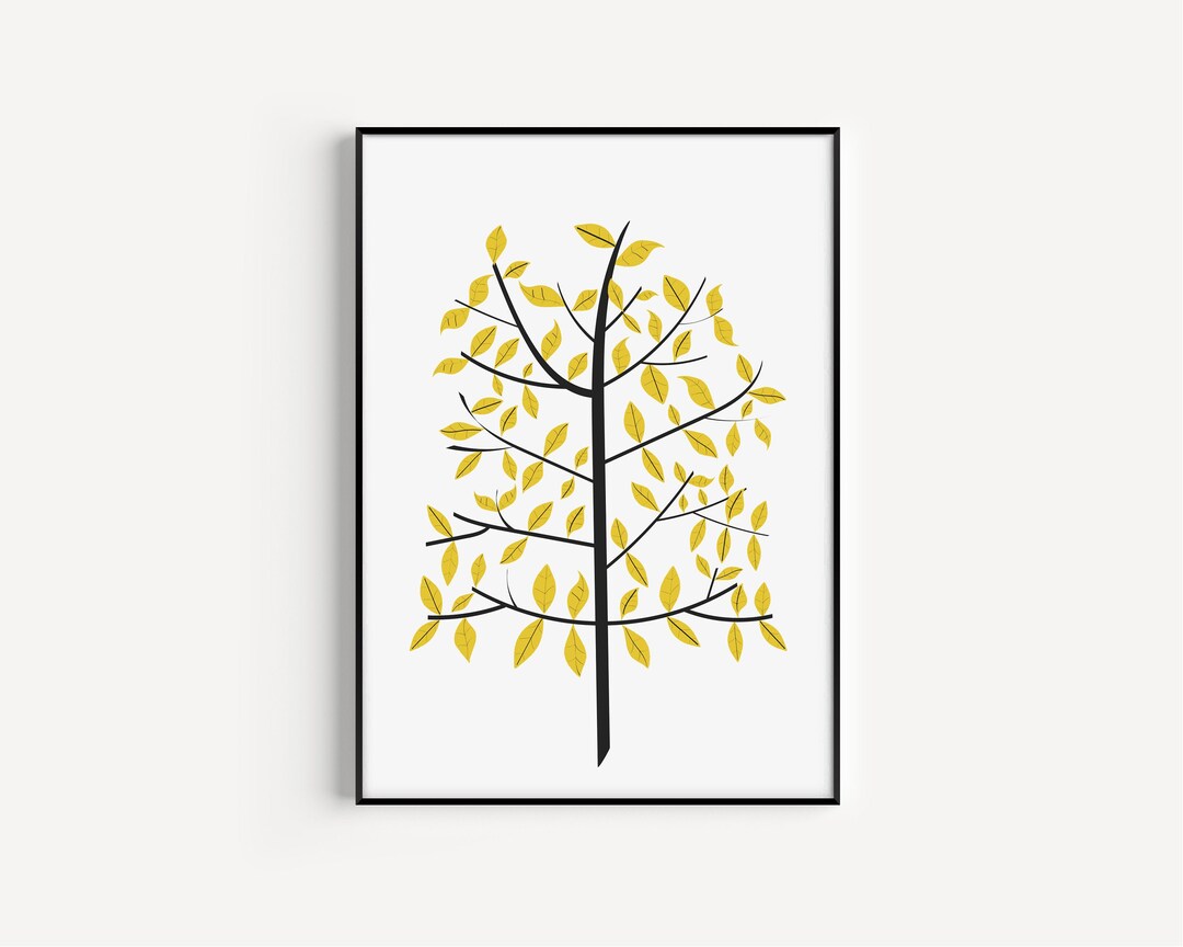 Tree Print, Wall Art Print, Wall Art, Minimalist Print, Minimalist Art ...