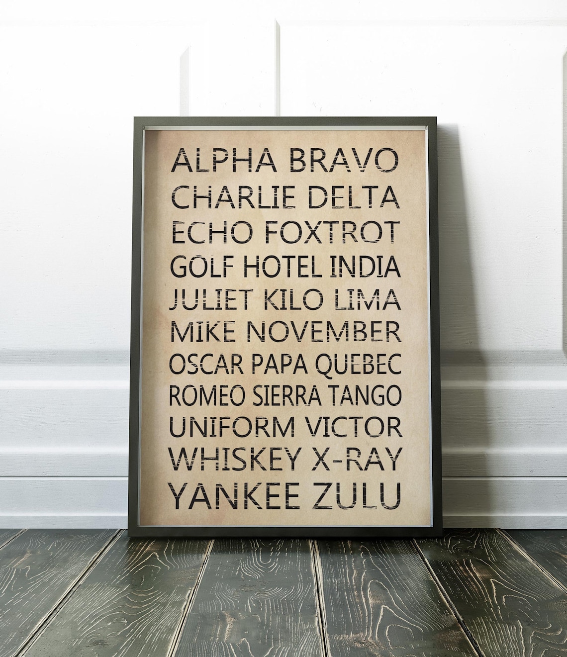Phonetic Alphabet Print Wall Art Prints Office Wall Art | Etsy
