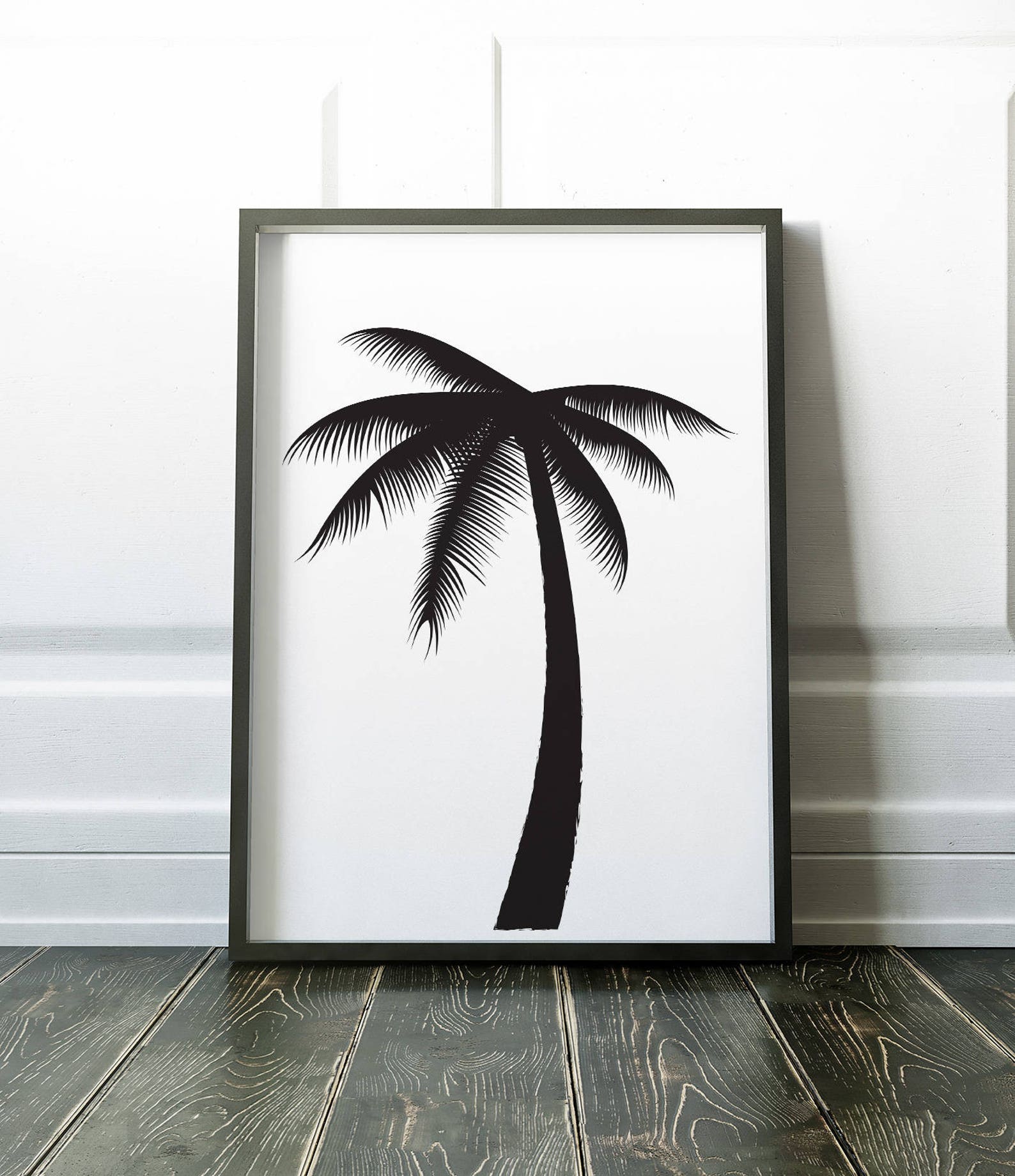 Palm Tree Print Wall Art Palm Tree Wall Art Black And White Art
